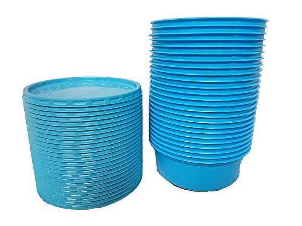 8 oz. Blue Plastic Cup with Vented Lid. 500 Count - Walmart.com