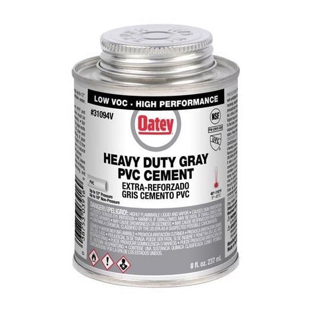 8 oz Cement for PVC - Gray - Walmart.com