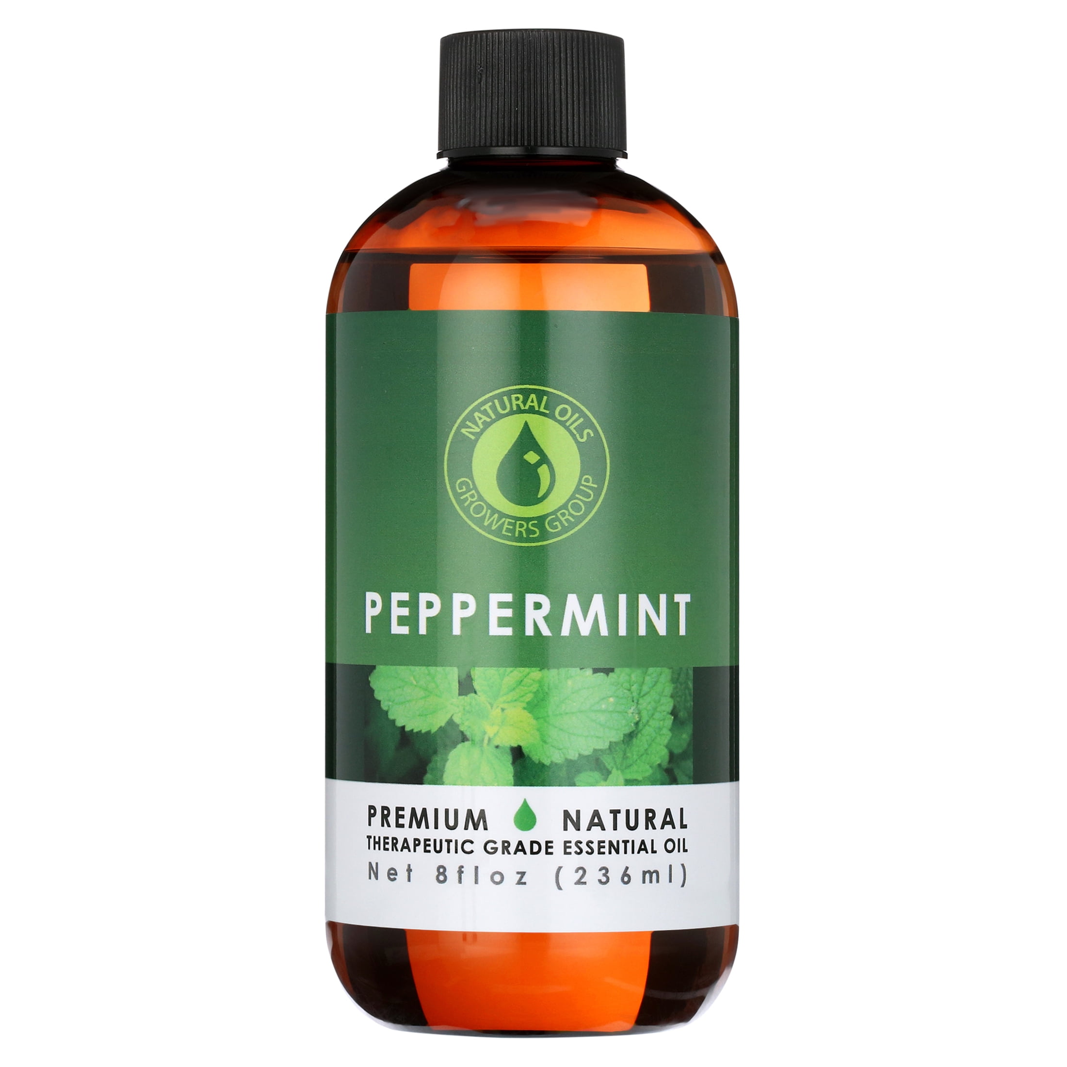 Large 8 oz Premium Grade 100% Natural Pure Peppermint Essential Oil ...