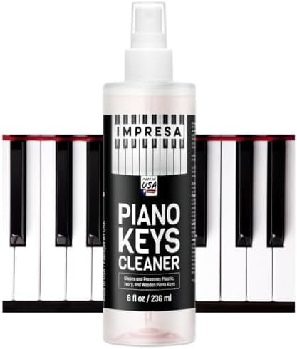 8 oz Piano Key Cleaner Spray to Preserve Plastic, Ivory, & Wooden Keys ...