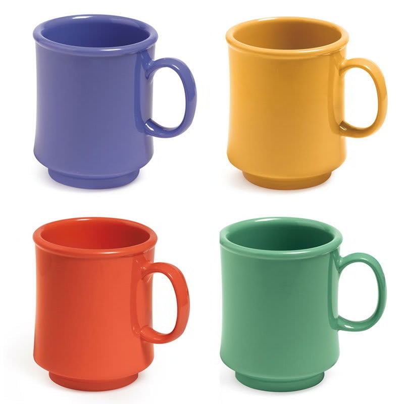 8+oz+Plastic+Coffee+Mug%2c+Assorted+Colors - Walmart.com