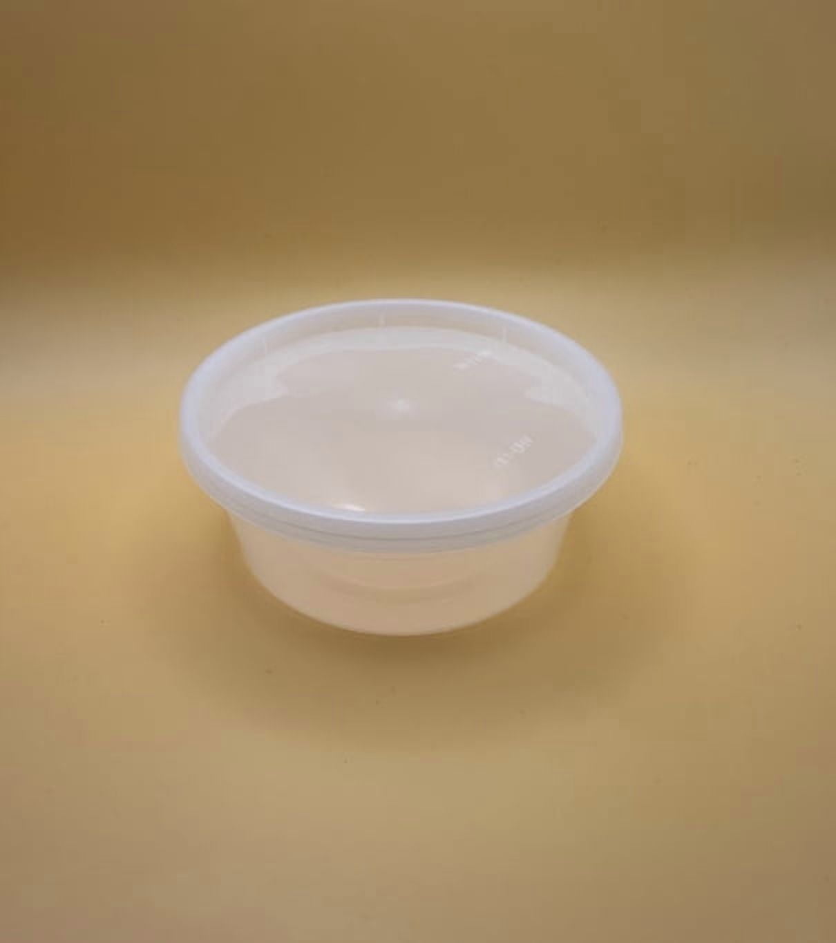 8 oz Plastic Deli Containers with Lids - 72 Pack, Leakproof & Stackable ...