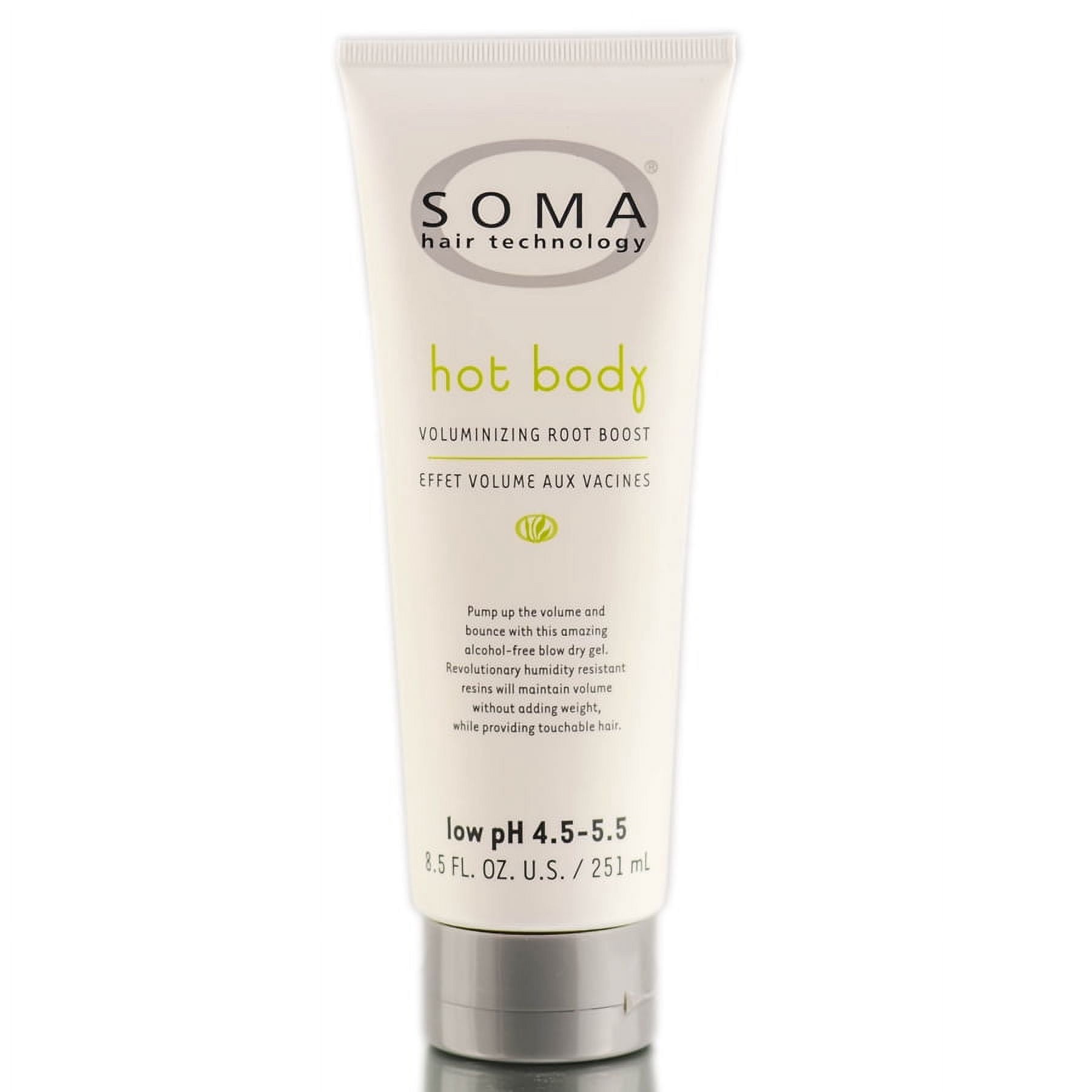 {8 oz} Soma Hot Body Voluminizing Gel w/ SLEEKSHOP Hair Rat Tail Steel Pin Comb for Scalp ...