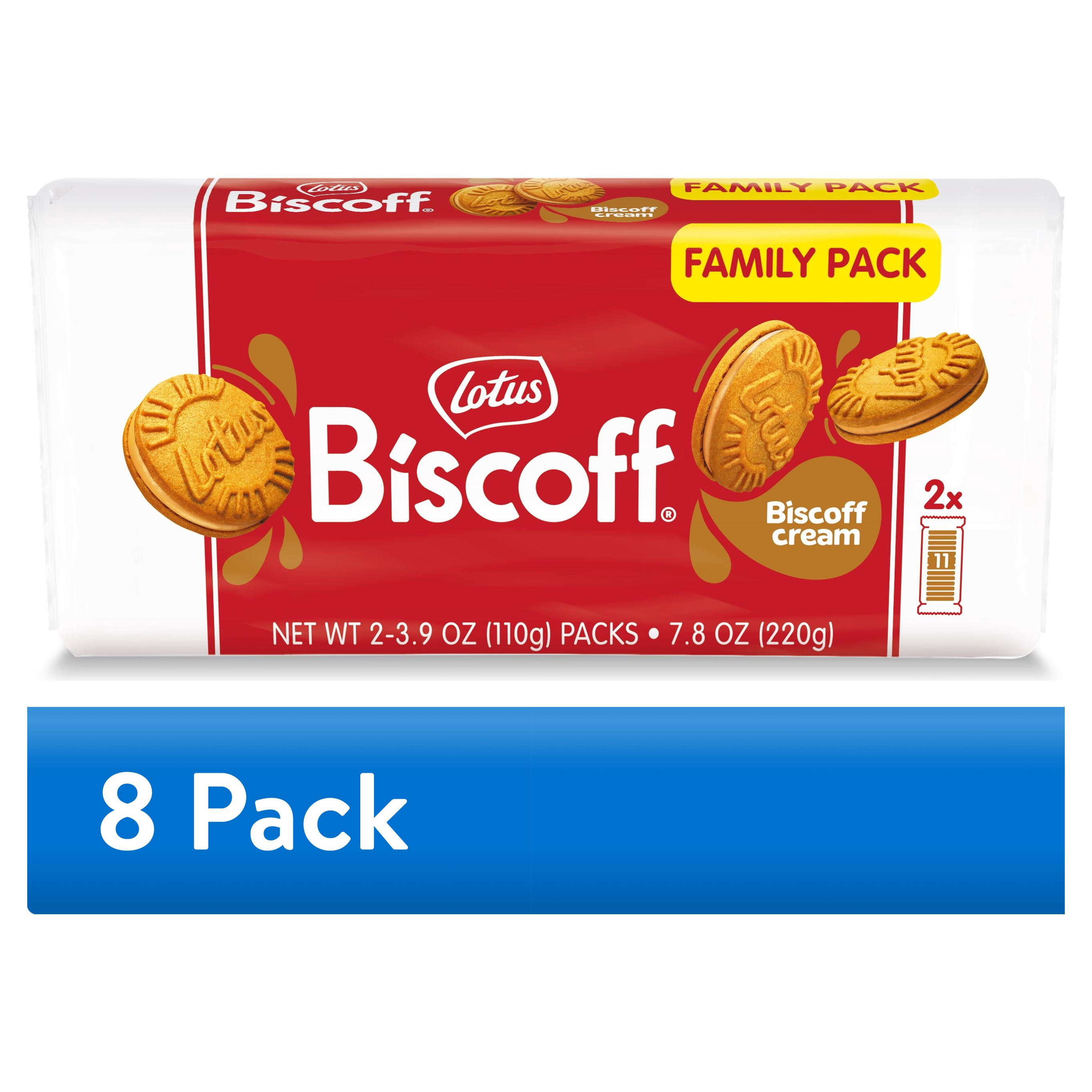 (8 pack) Biscoff Sandwich Cookies, Cookie Butter Creme, 2 Fresh Packs ...