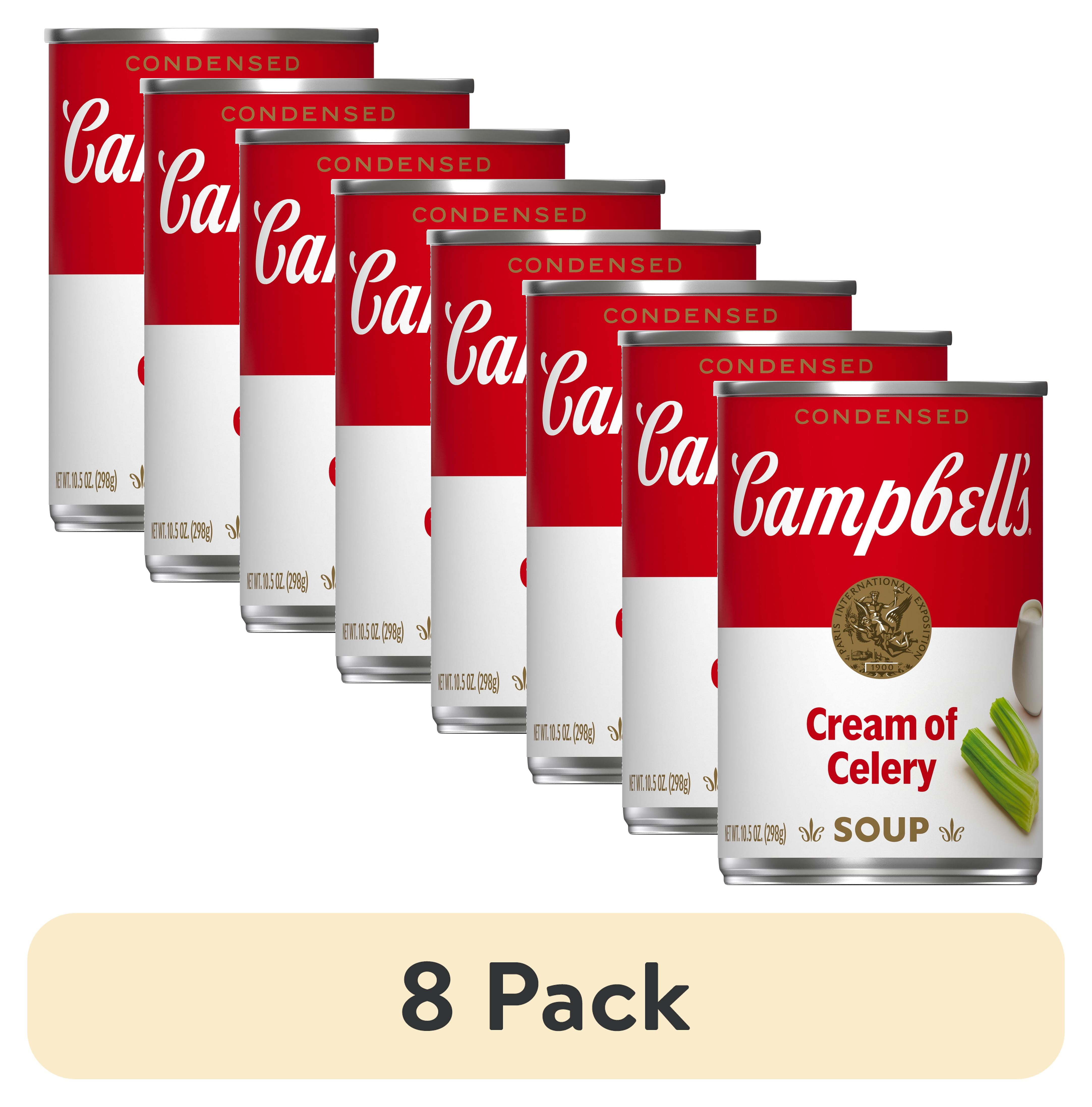 (8 pack) Campbell's Condensed Cream of Celery Soup, 10.5 oz Can ...