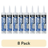 Sashco Lexel 12 Pack, 10.5 oz Clear Paintable Acrylic Caulk, Elastic ...