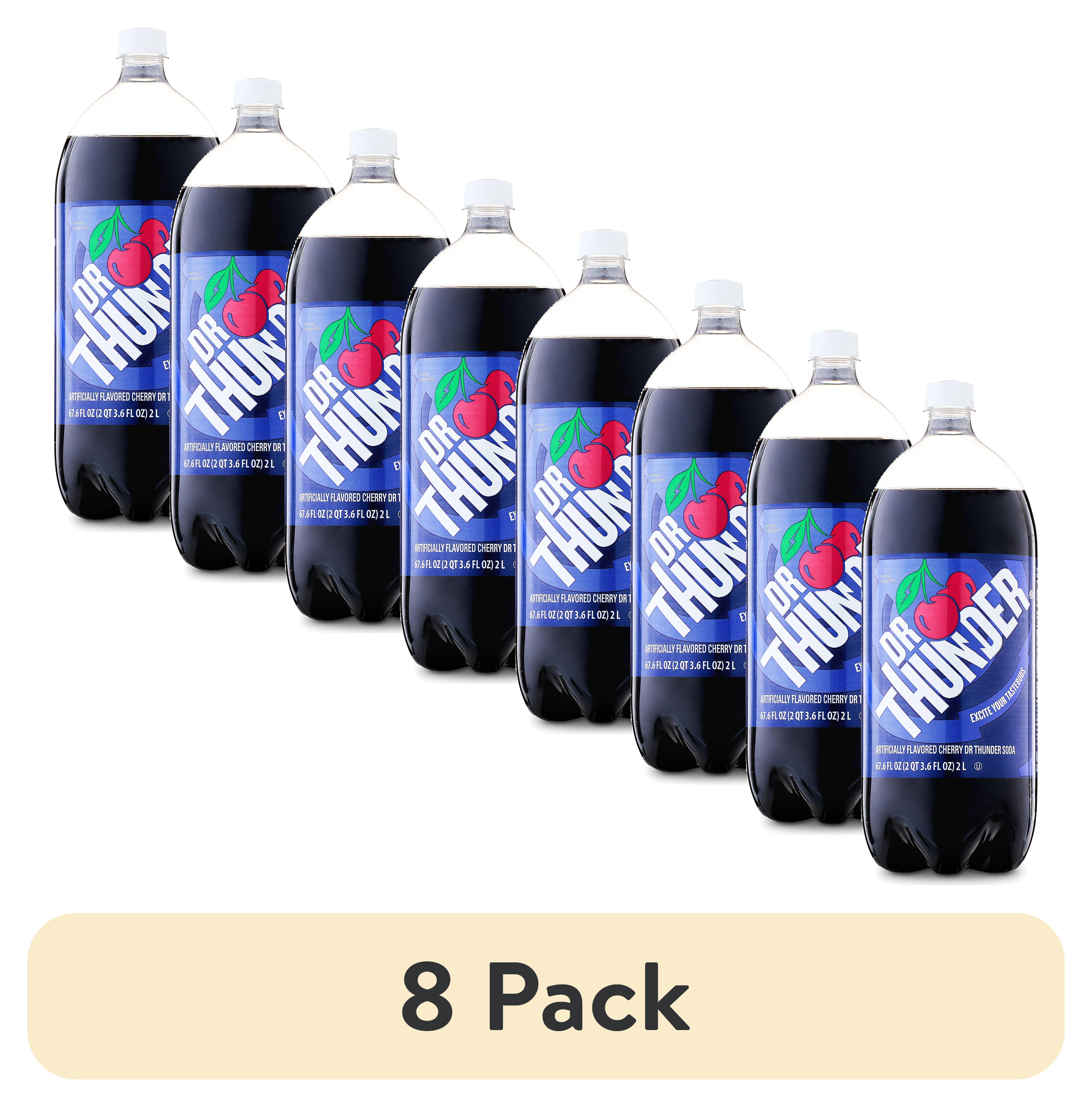 (8 pack) Dr. Thunder Cherry Soda, 2 Liter Bottle - Walmart.com