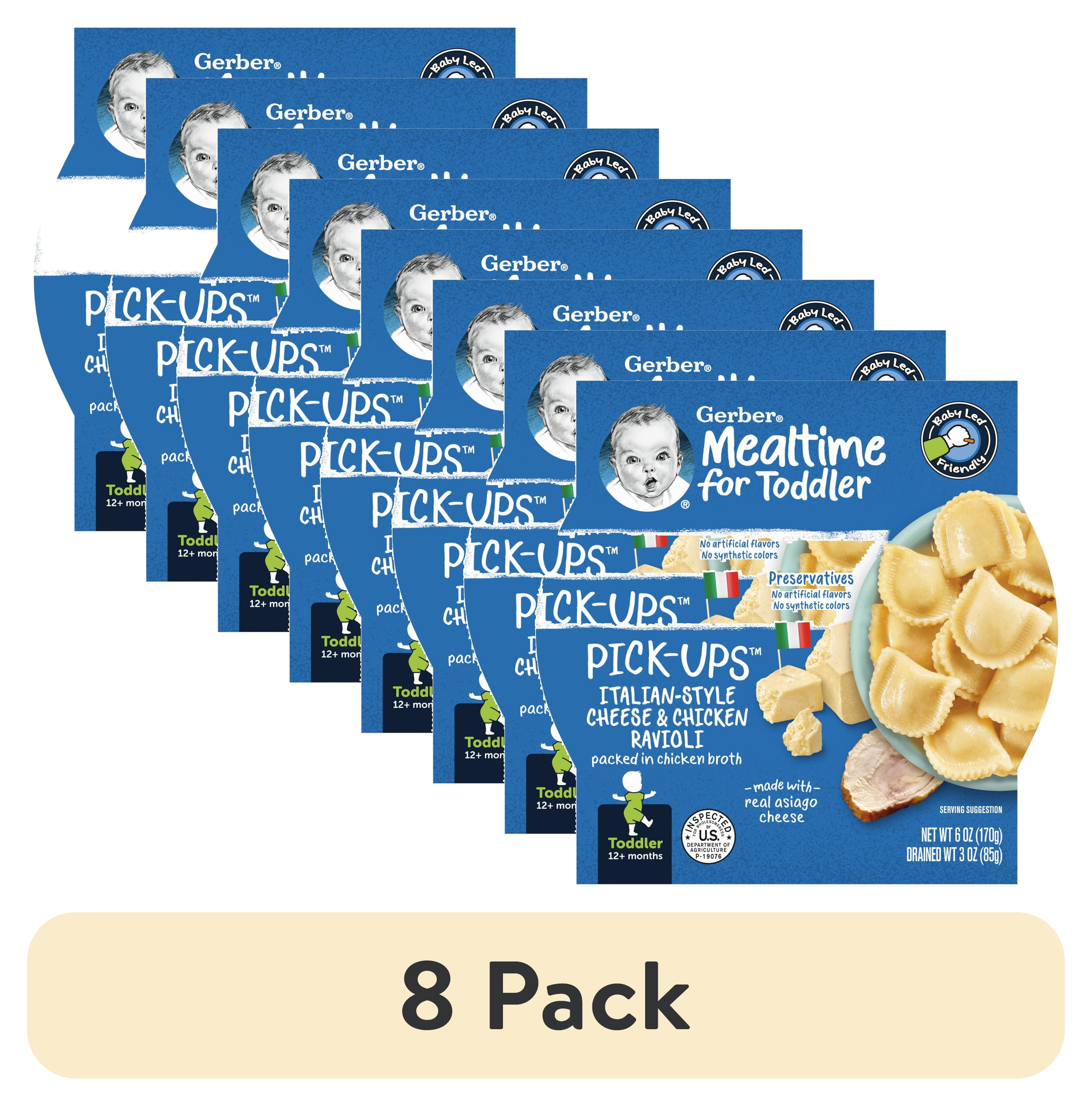 (8 pack) Gerber Toddler Food Baby Food, Italian-Style Chicken and ...