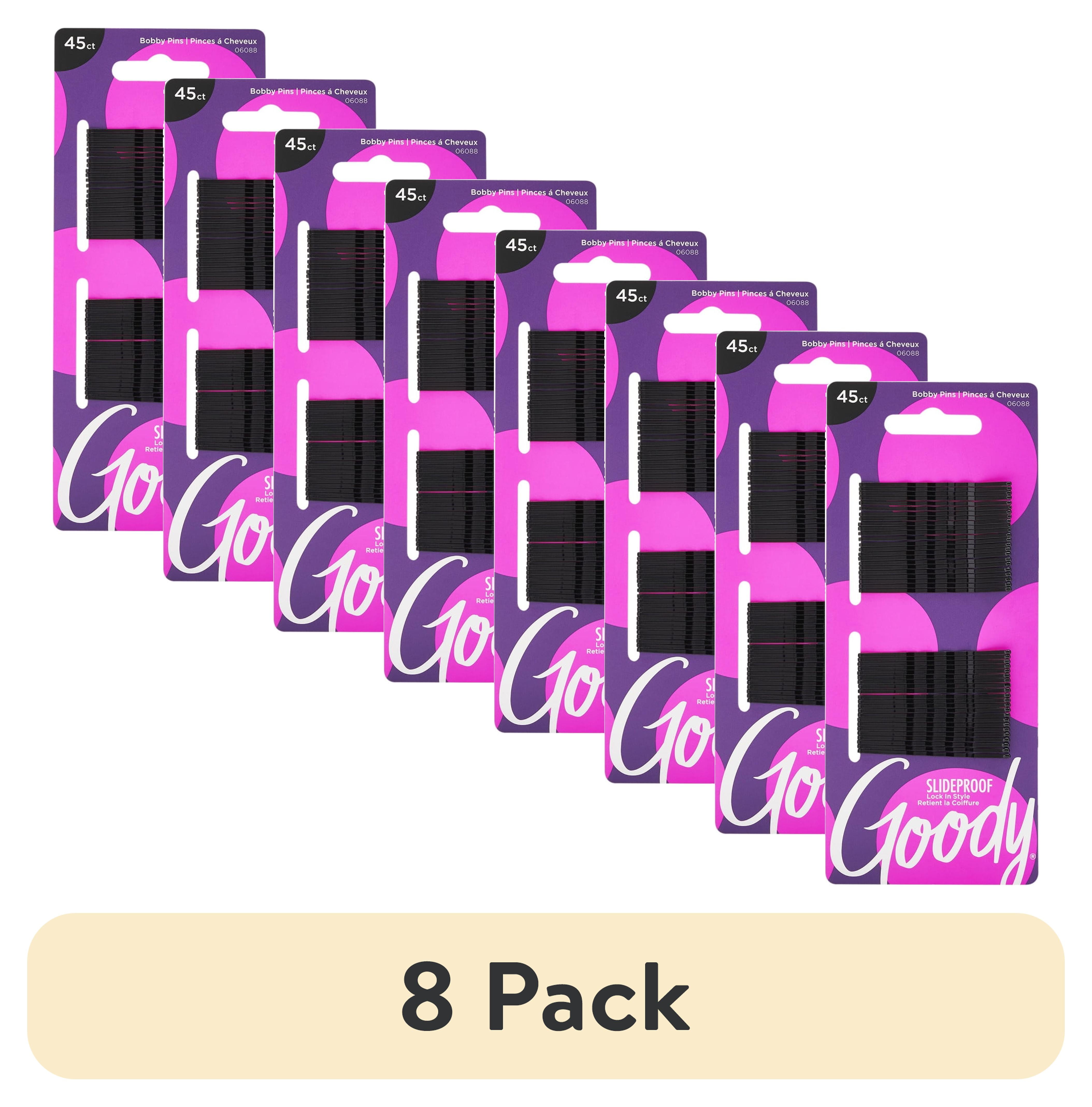 (8 pack) Goody Small Bobby Pins, Hair Pins, Secure Hold for All Ages ...