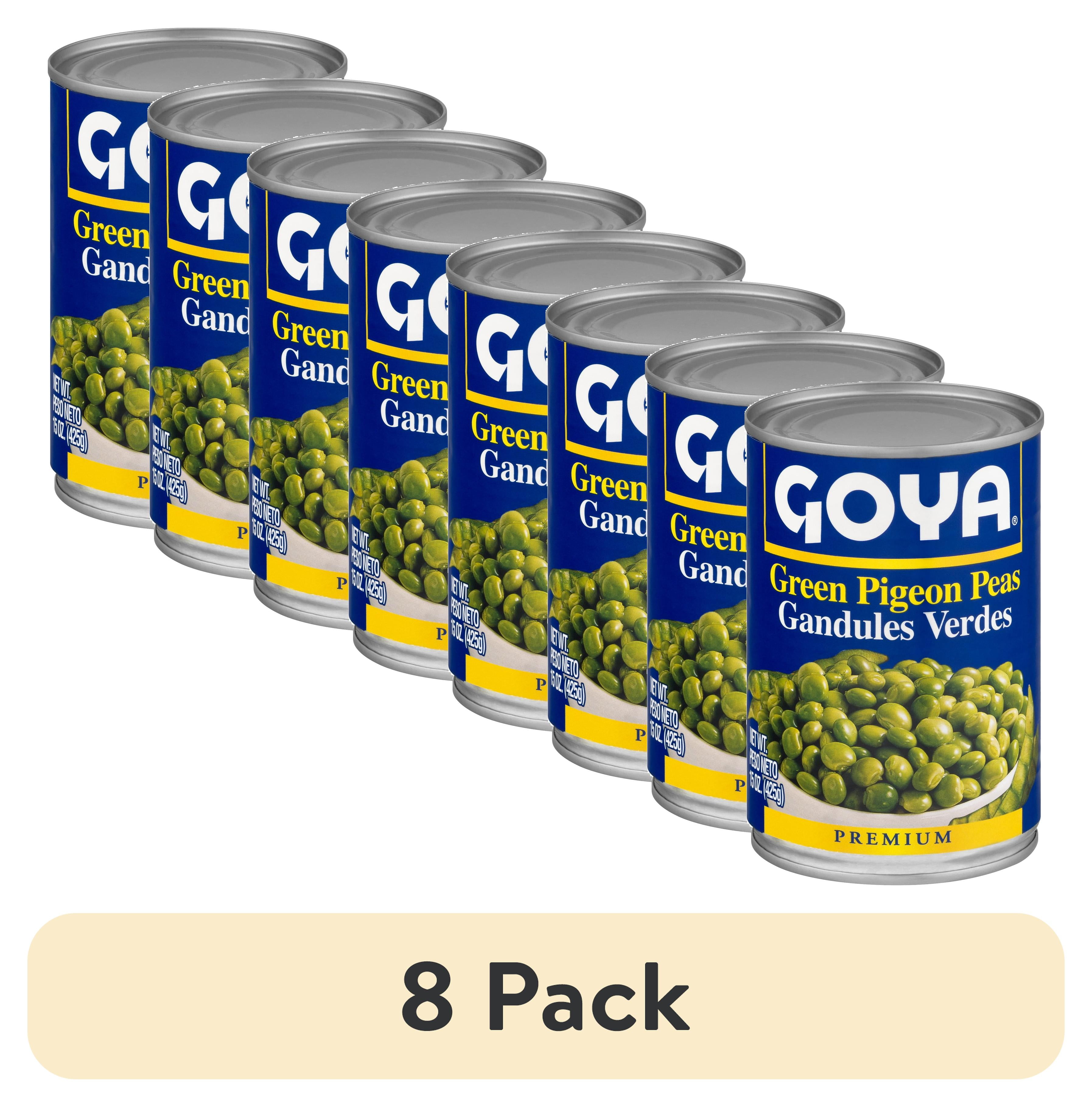 (8 pack) Goya Foods Green Pigeon Peas, 15 oz - Walmart.com
