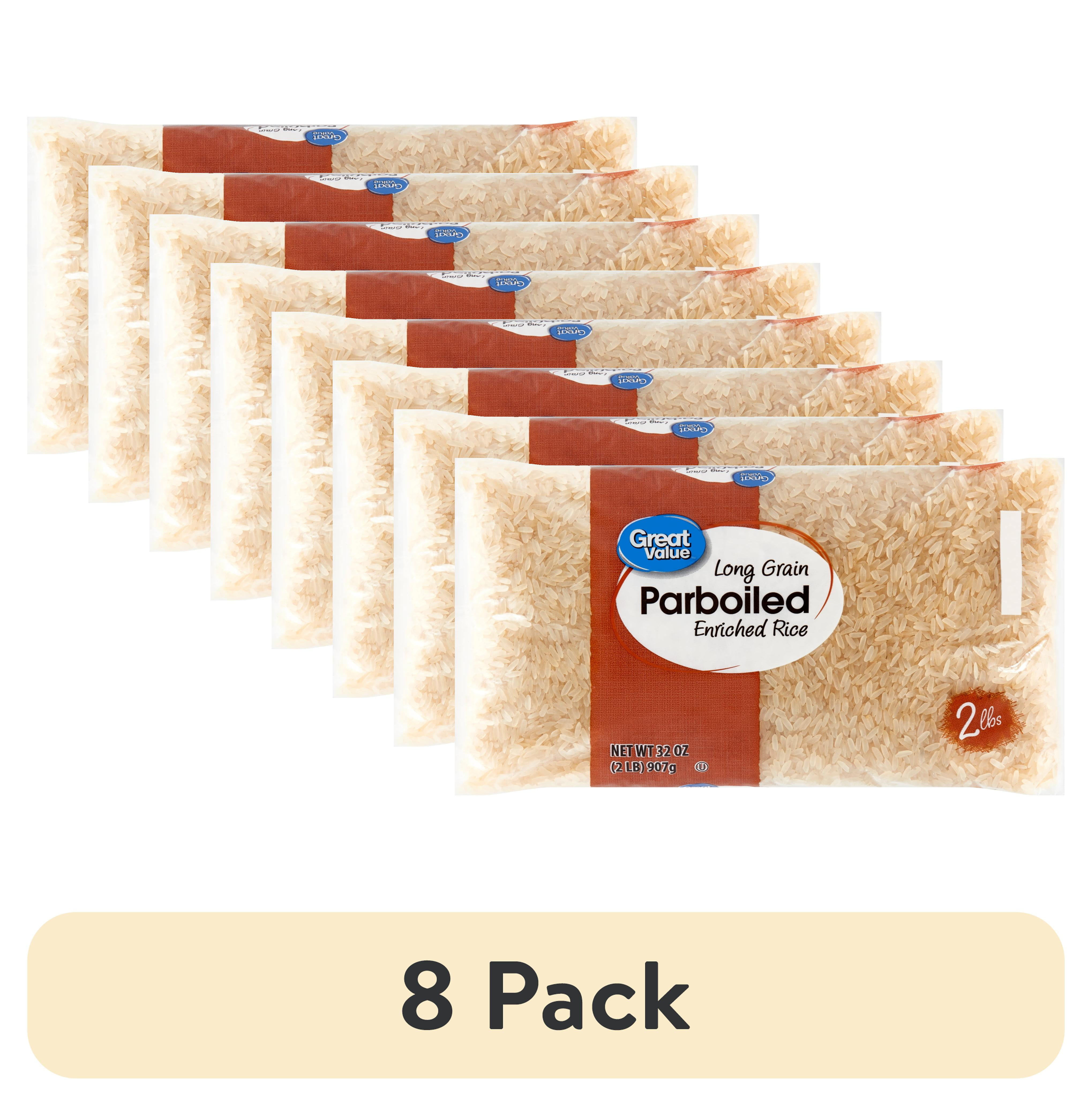 (8 pack) Great Value Long Grain Parboiled Enriched Rice, 32 oz ...