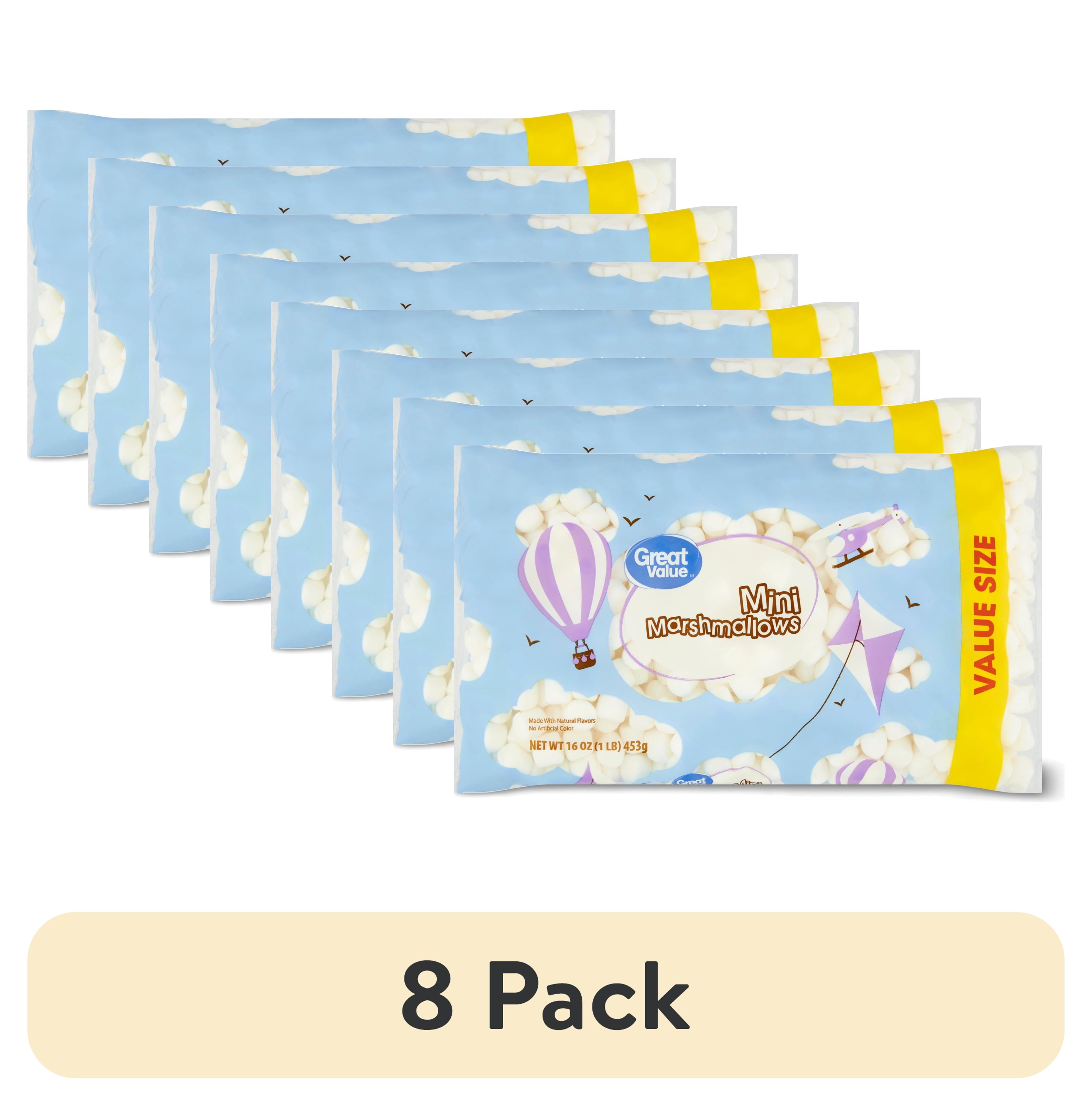 (8 pack) Great Value Mini Marshmallows Value Size, 16 oz - Walmart.com