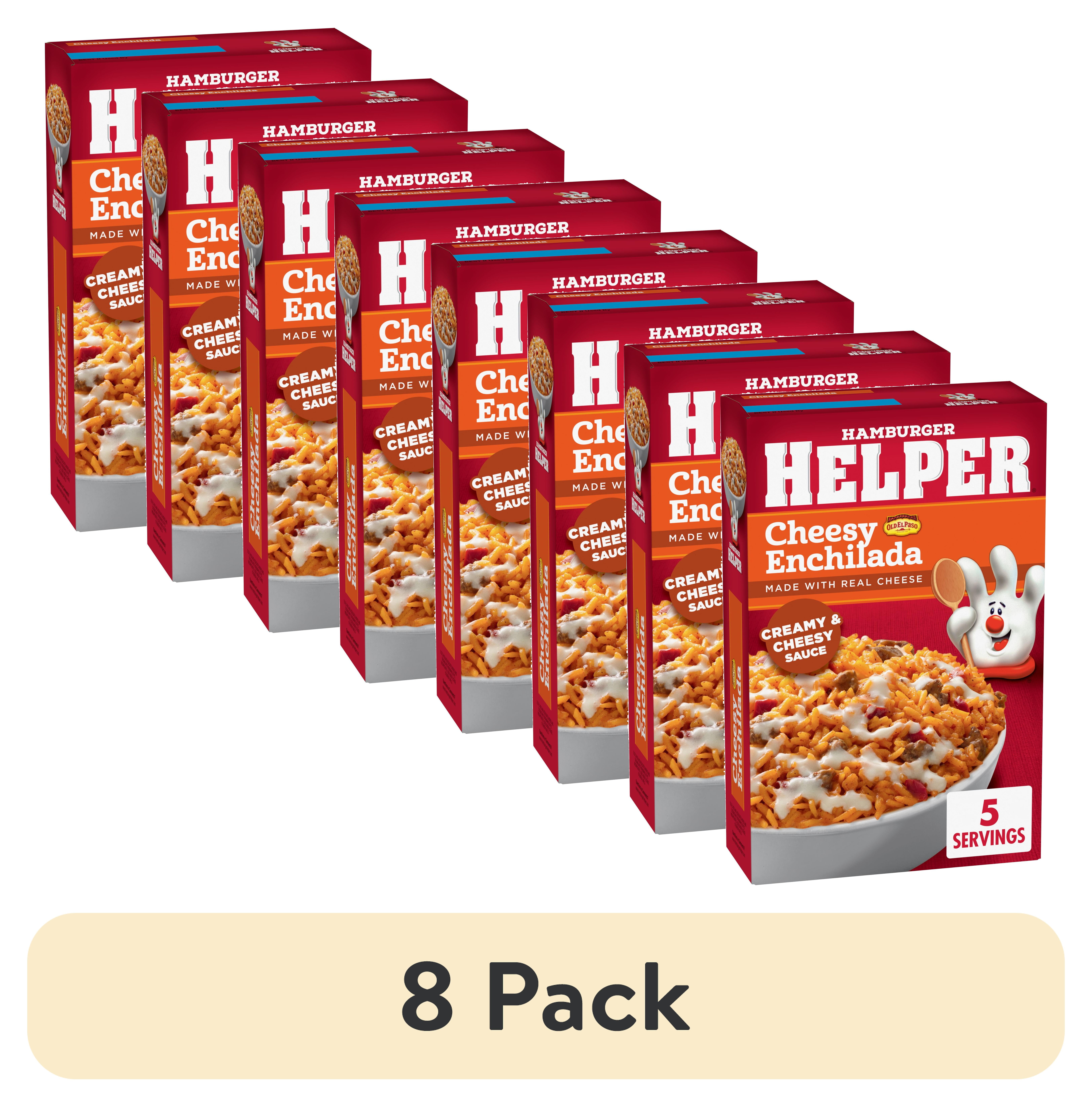 (8 pack) Hamburger Helper Cheesy Enchilada Rice, 7.5 oz Box - Walmart.com