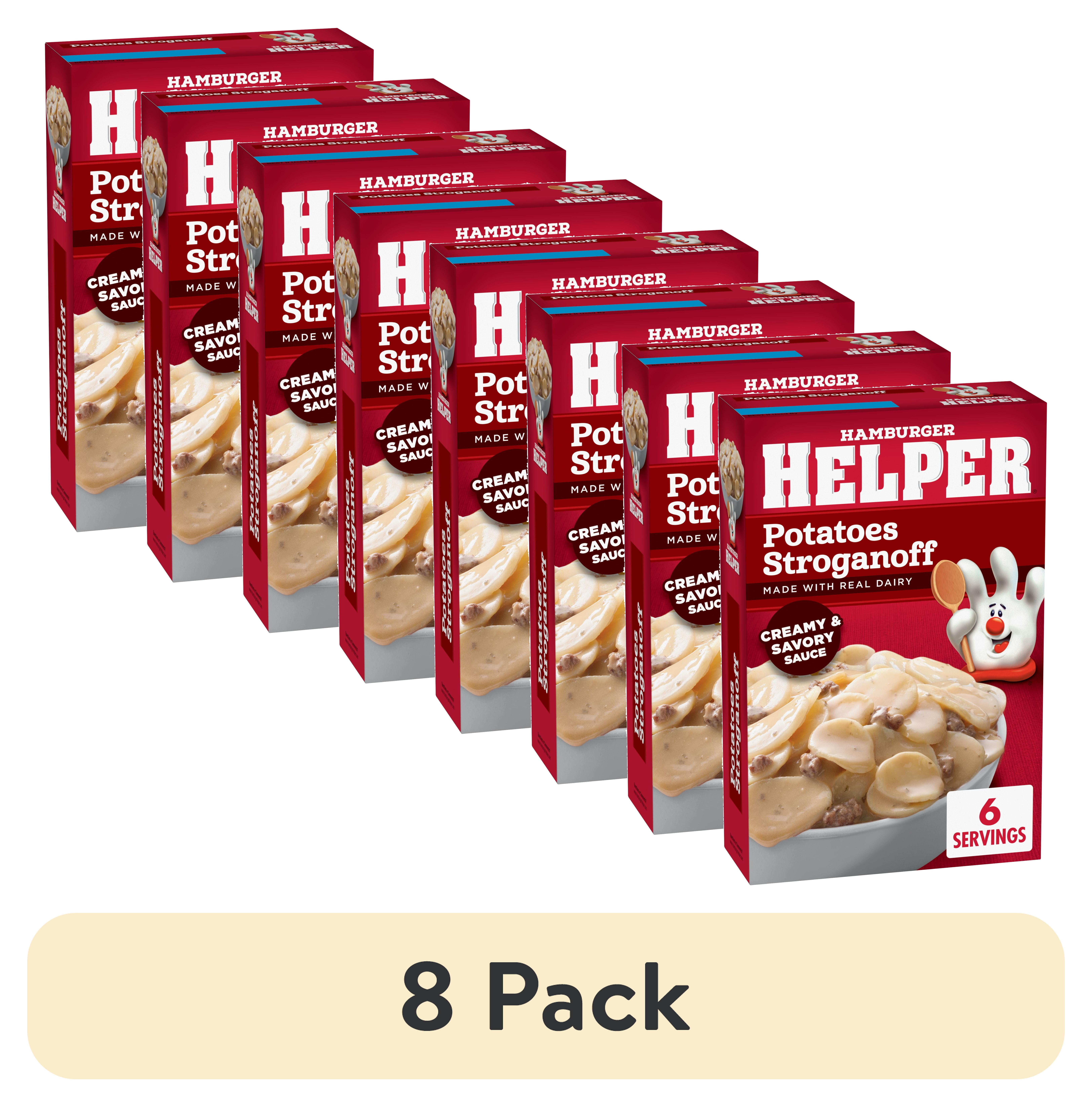 (8 pack) Hamburger Helper Potato Creamy Stroganoff, 5 Ounces Box ...