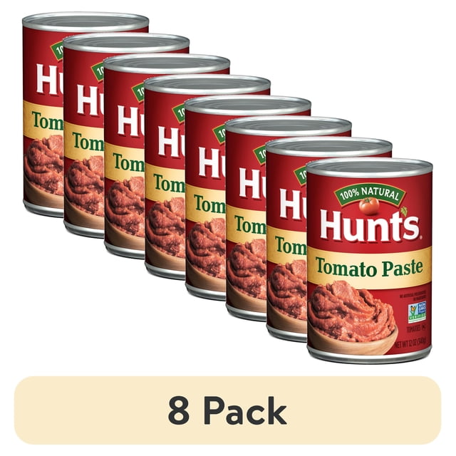 (8 pack) Hunt’s Tomato Paste, 12 oz Can - Walmart.com