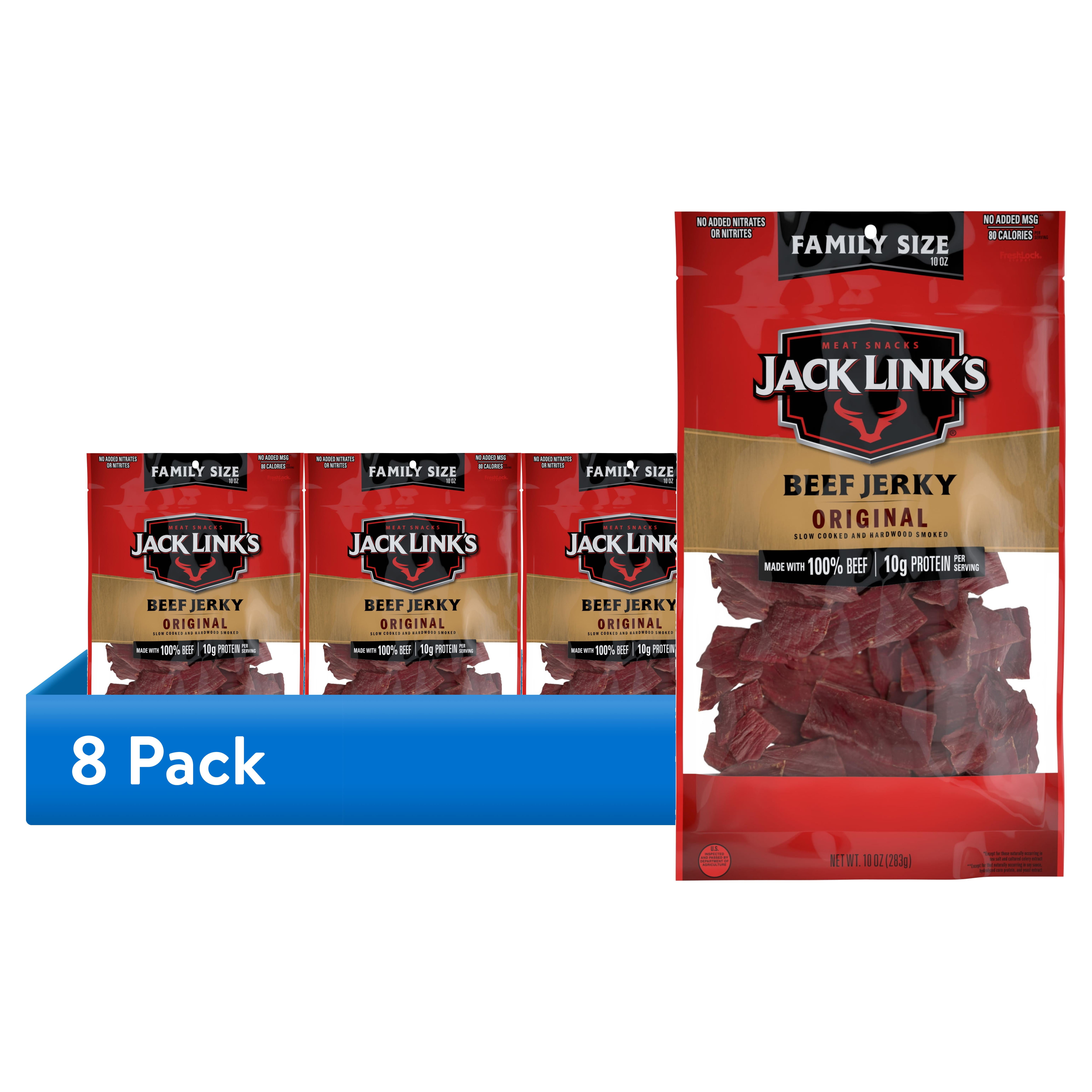 (8 pack) Jack Link's Original Beef Jerky, 10 ounce - Walmart.com