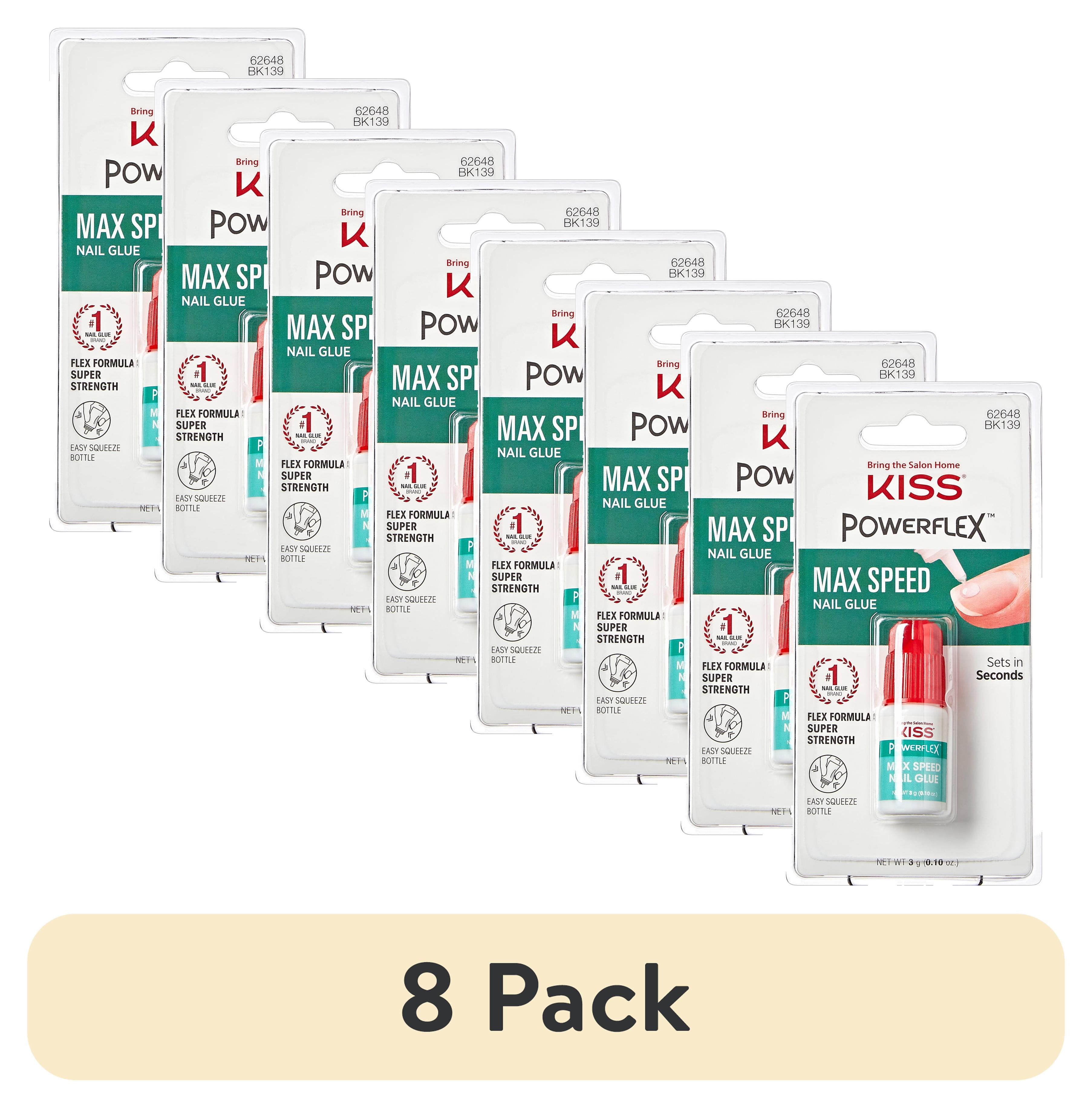 (8 pack) KISS PowerFlex Maximum Speed Nail Glue, Ultra-Hold Instant ...