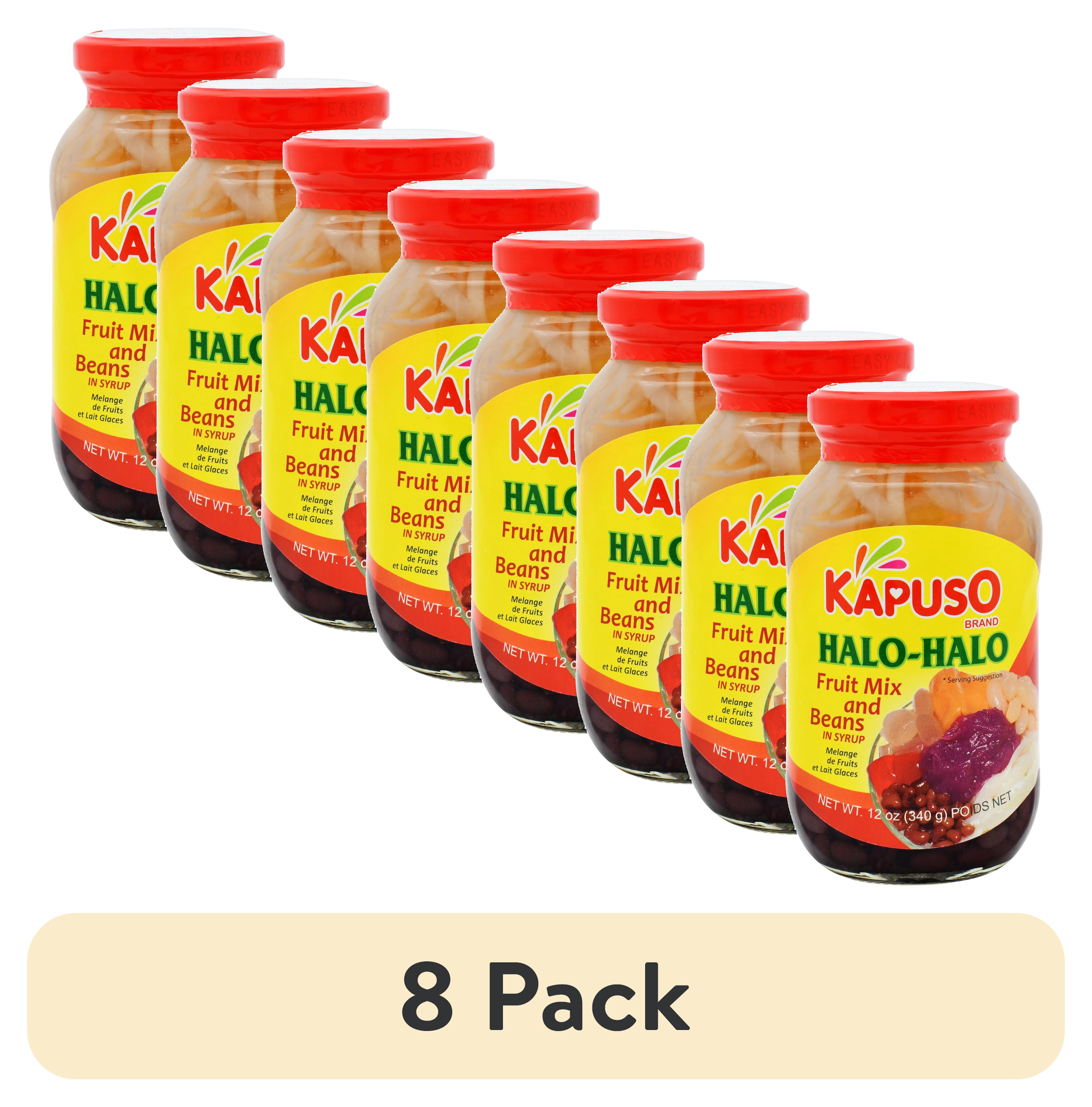 (8 pack) Kapuso Halo-Halo Fruit Mix and Beans in Syrup, 12 oz - Walmart.com