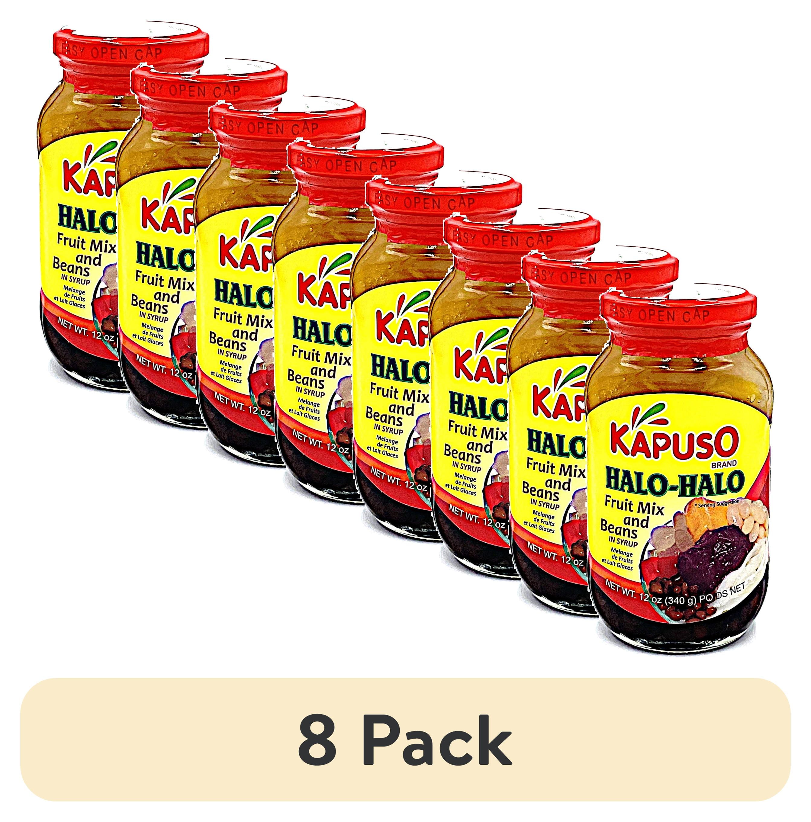 (8 pack) Kapuso Halo-Halo Fruit Mix and Beans in Syrup, 12 oz - Walmart.com