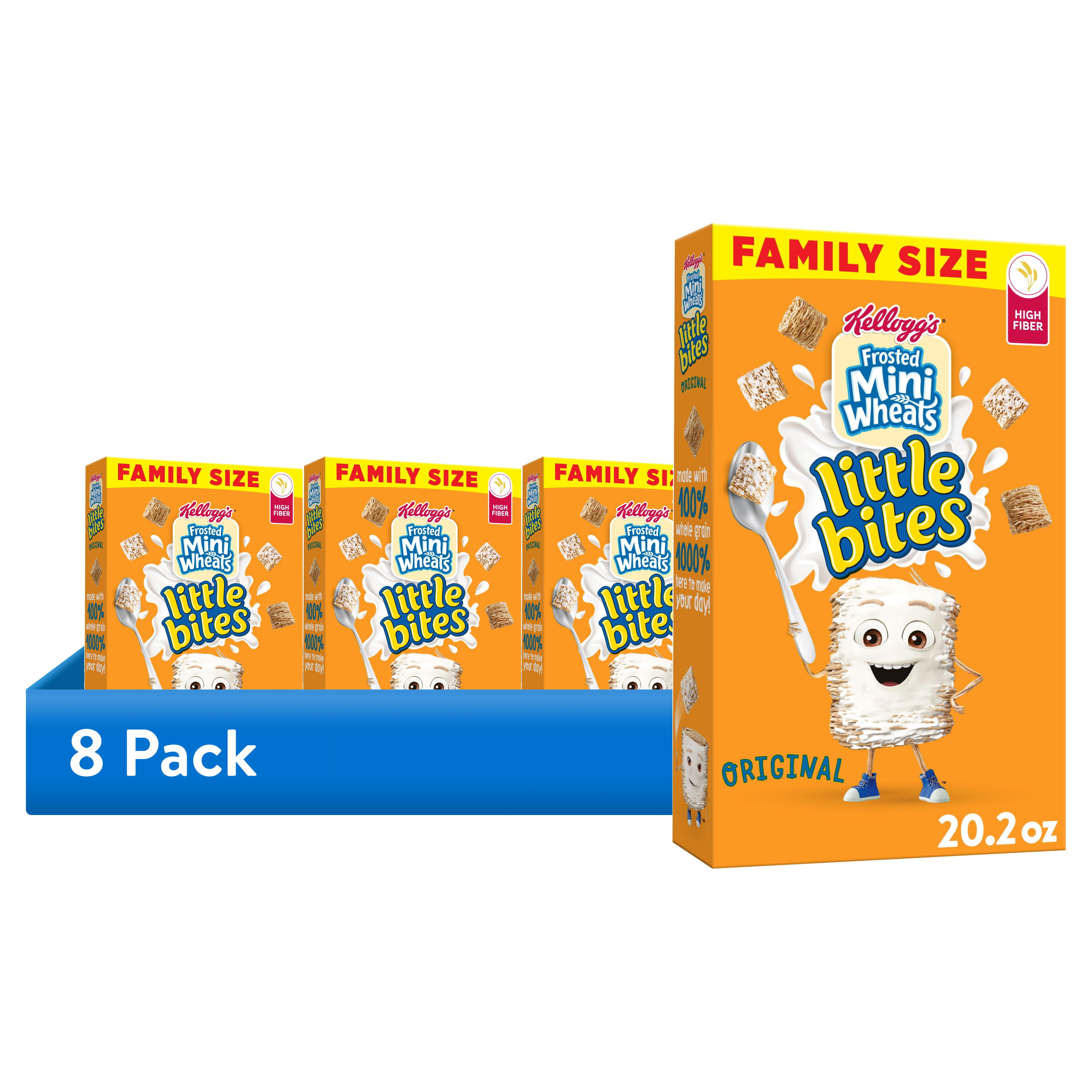 (8 pack) Kellogg's Frosted Mini-Wheats Little Bites Original Breakfast ...