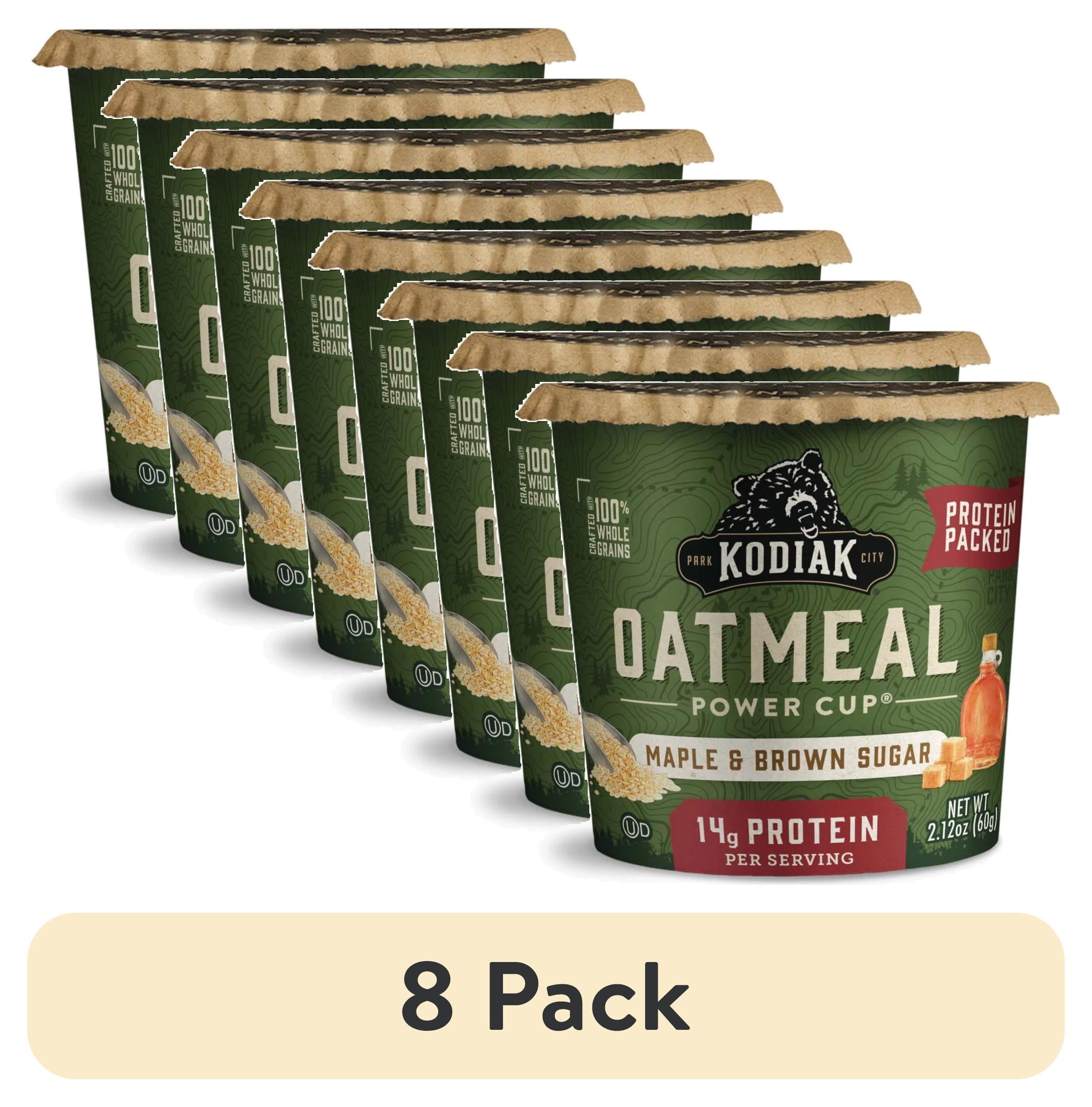 Kodiak Protein Maple Brown Sugar Oatmeal Cups for Breakroom - Walmart ...