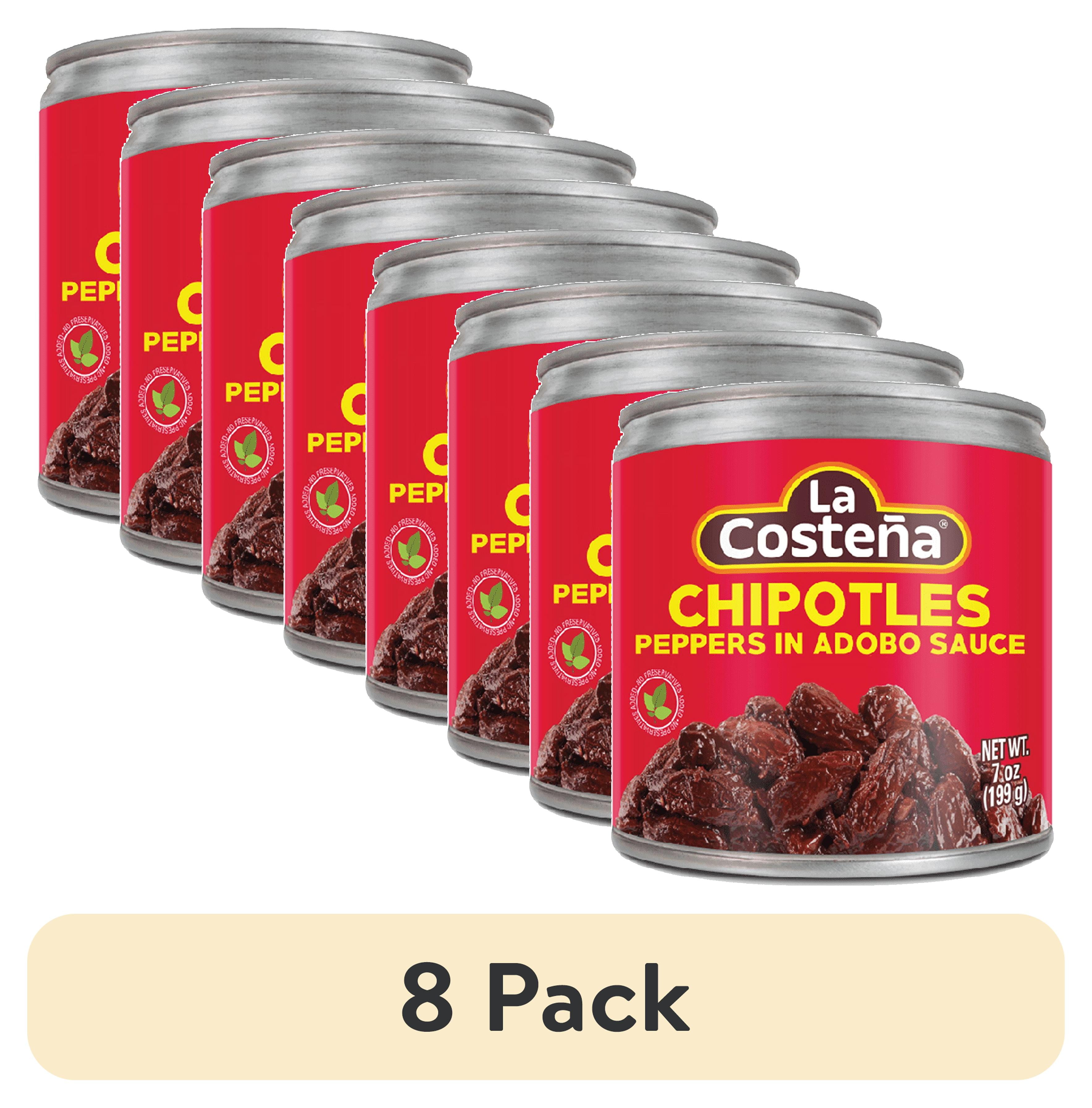 (8 pack) La Costeña Chipotle Peppers in Adobo Sauce, 7 oz - Walmart.com