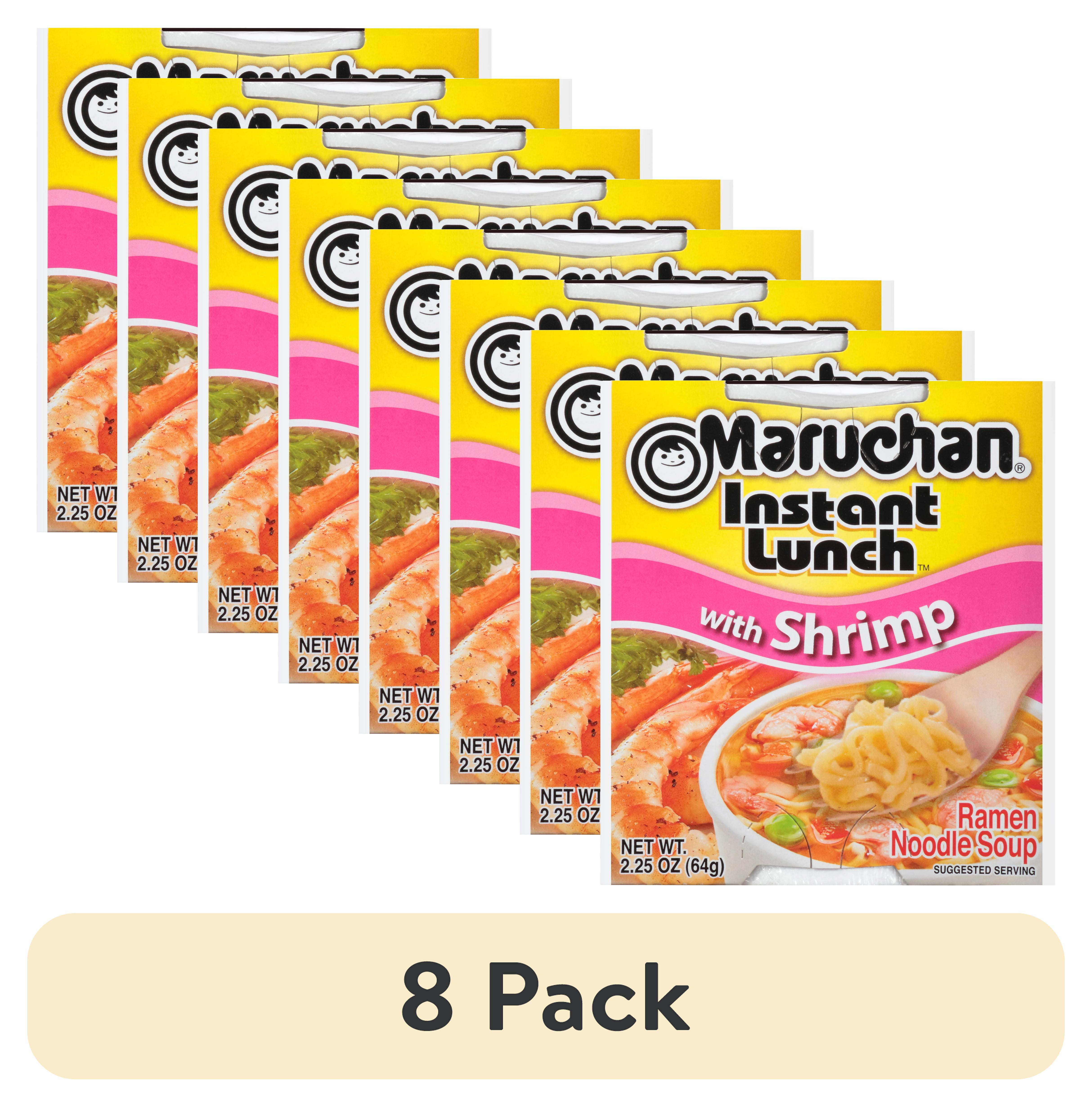 (8 pack) Maruchan Instant Lunch Ramen Noodles, Shrimp Flavor, 2.25 oz ...