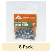 Split Shot Fishing Weights Sizes