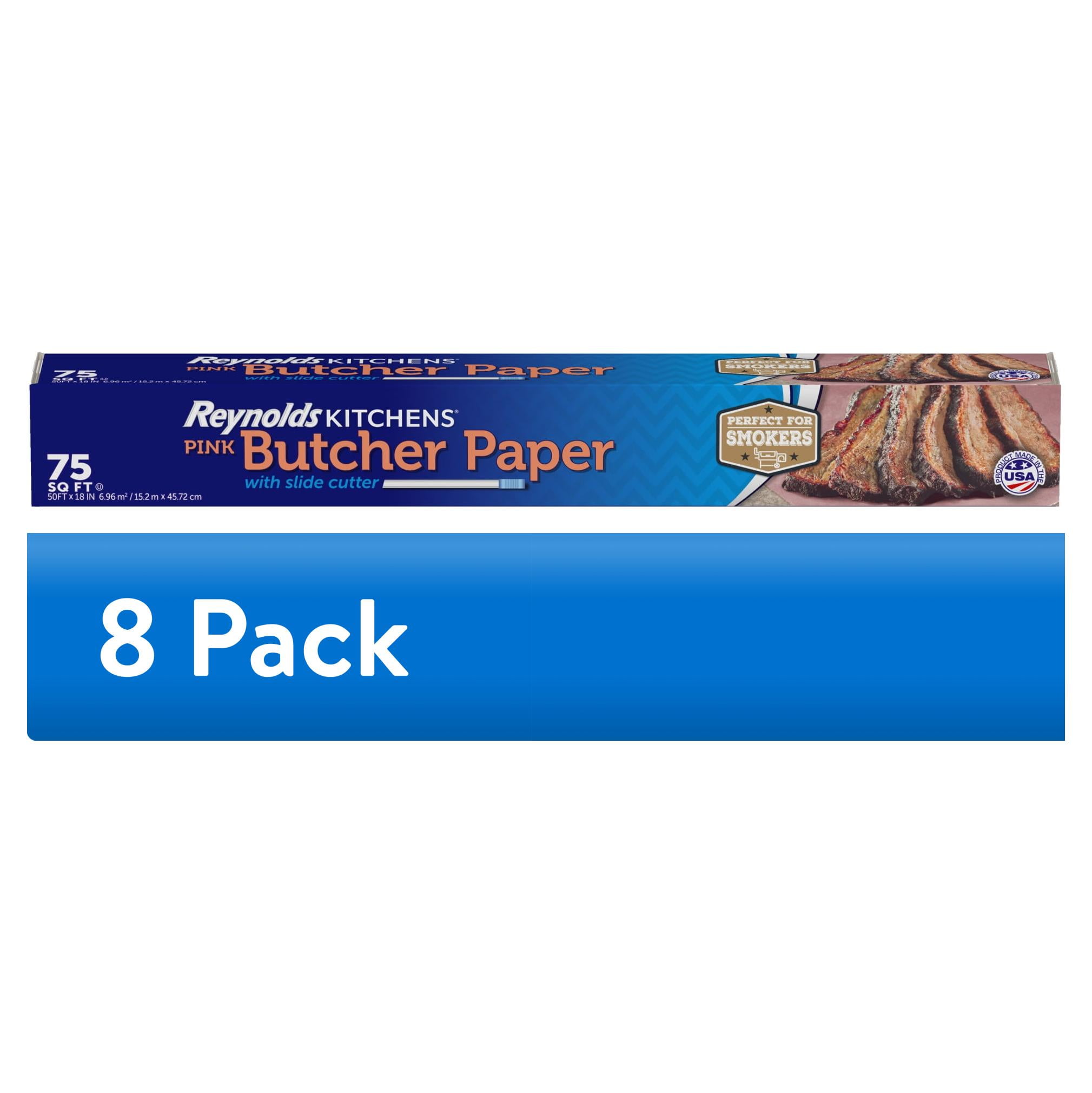 (8 pack) Reynolds Kitchens Butcher Paper for Smoking Meat with Slide ...