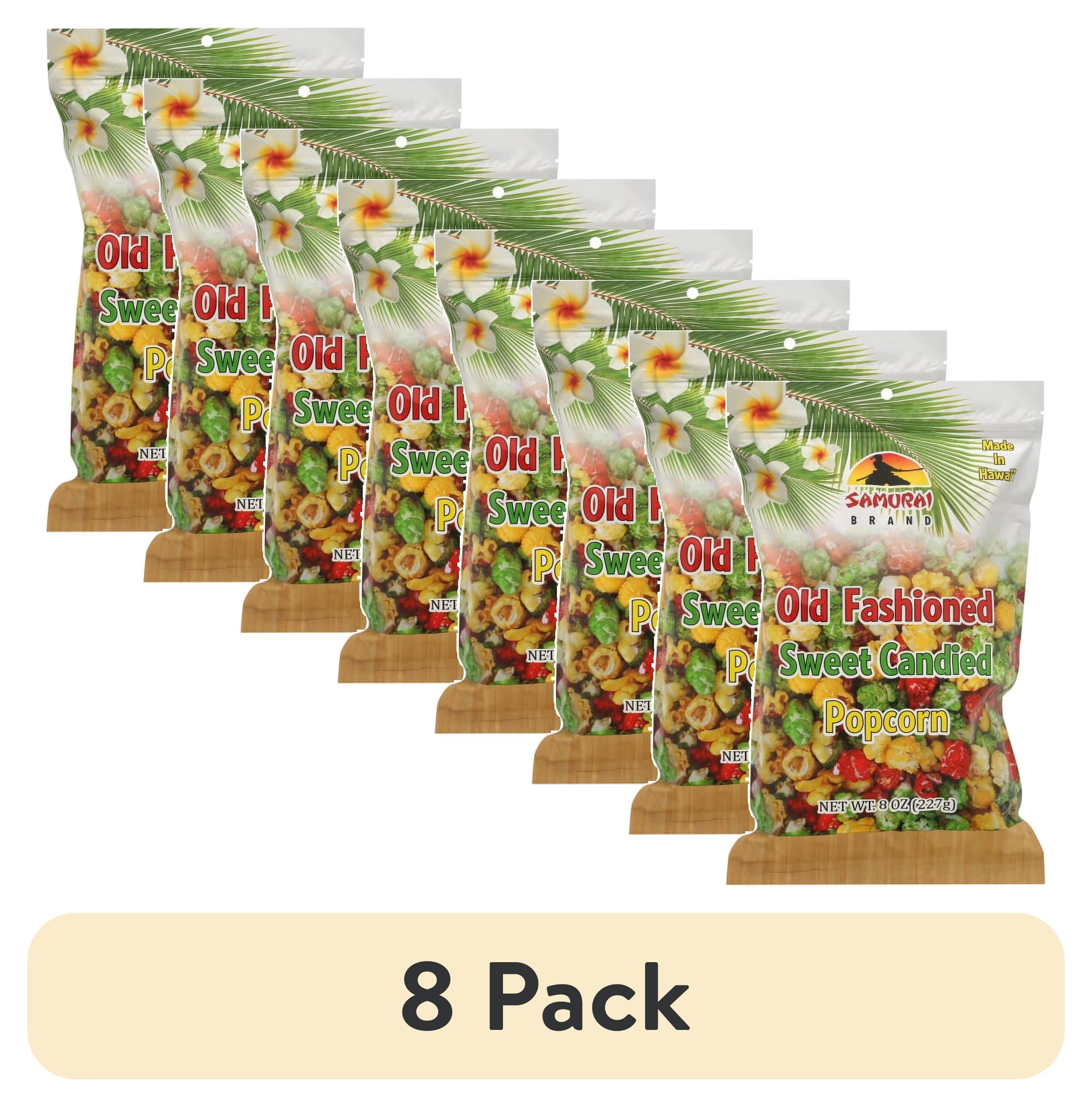 (8 pack) Samurai Old Fashioned Sweet Candied Popcorn, 8 Oz. - Walmart.com