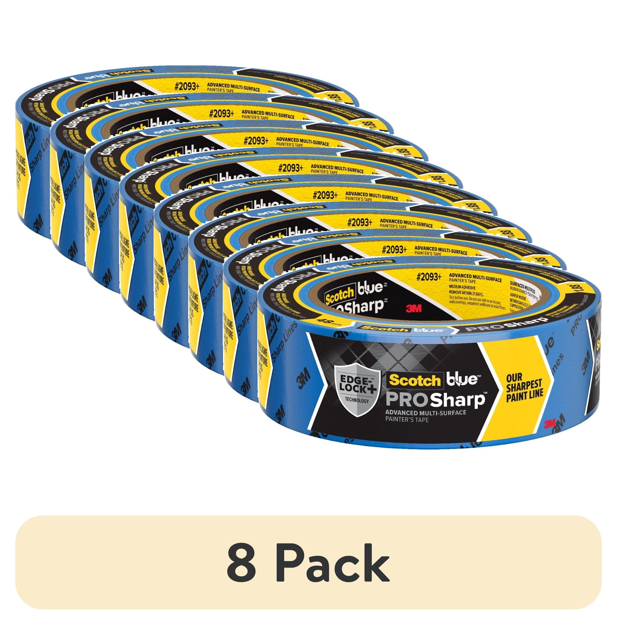 (8 pack) ScotchBlue PROSharp Painter's Tape, Blue, 1.88 in x 60 yd, 1 ...