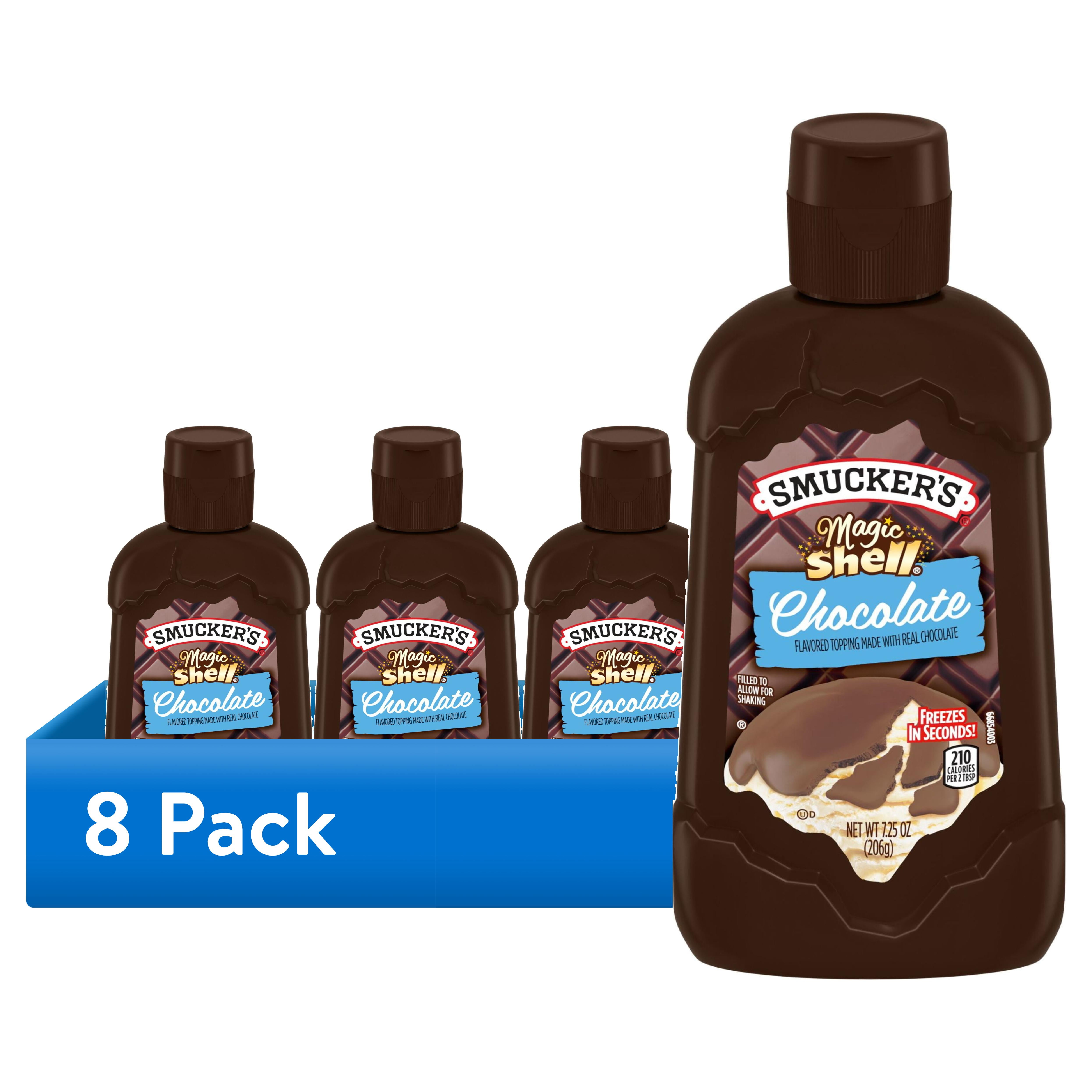 (8 pack) Smucker's Magic Shell Chocolate Topping, 7.25 oz - Walmart.com