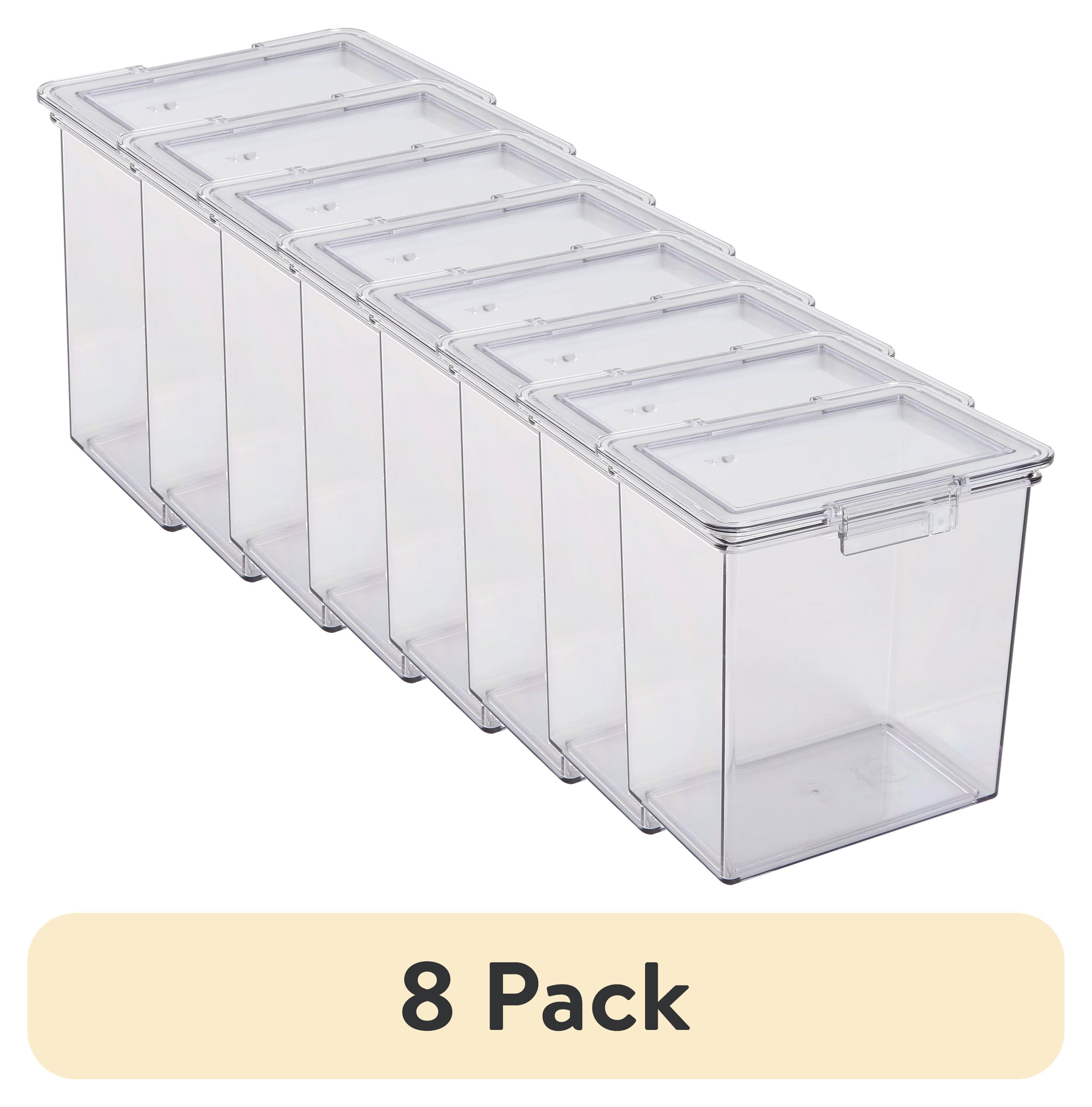 (8 pack) The Home Edit Medium Canisters Food Storage Containers, Clear ...