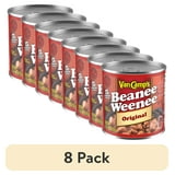 (8 pack) Van Camp's Original Beanee Weenee, 13g Protein Per Serving ...