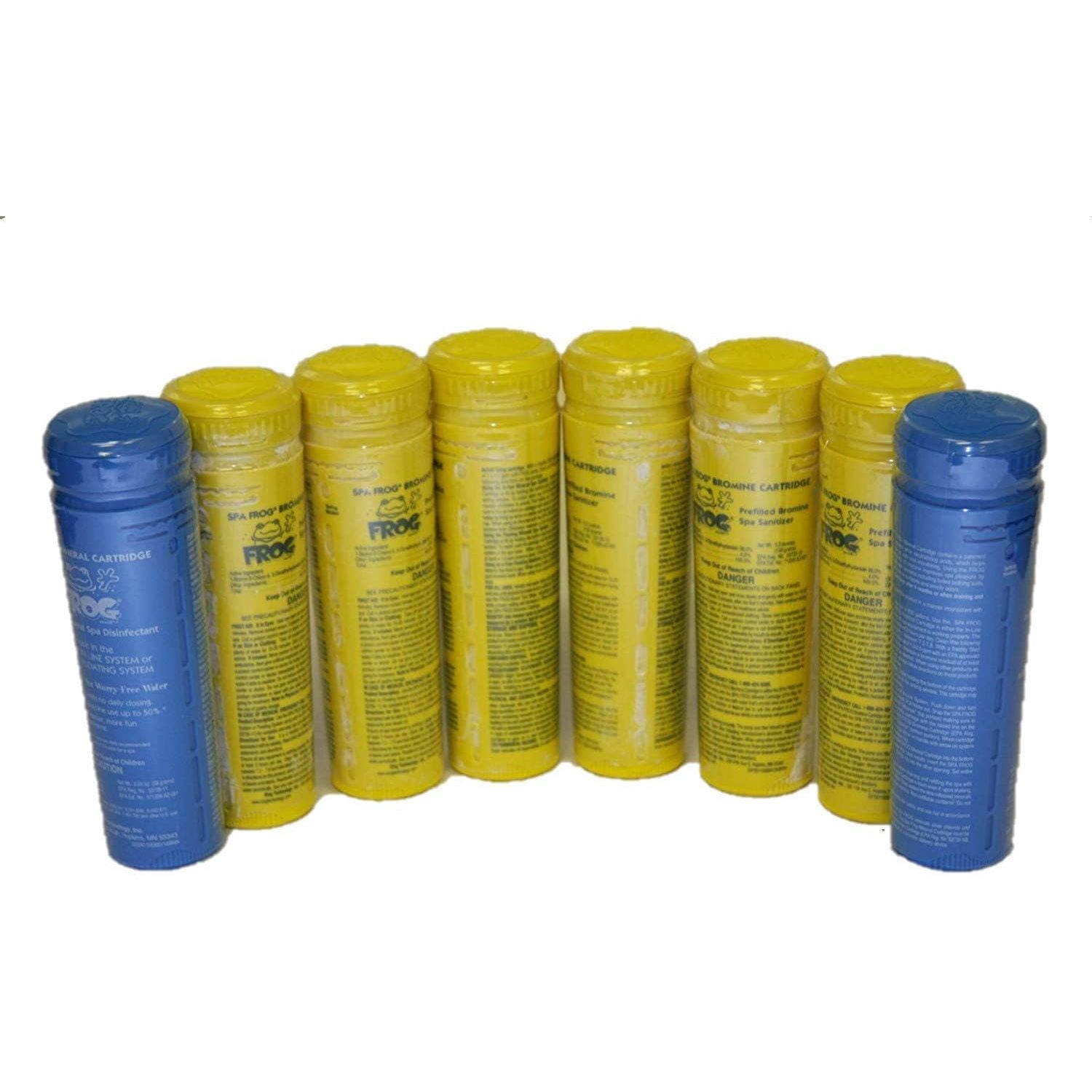 8 pack spa frog replacement cartridges, 6 bromine/ 2 mineral - Walmart.com