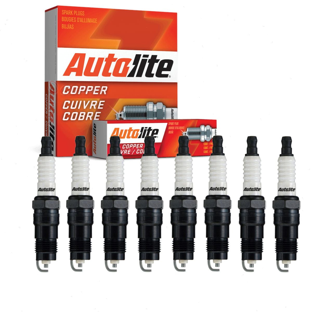 8 pc Autolite 2545 Copper Core Spark Plugs for 5048 5614167 AWSF44 ...