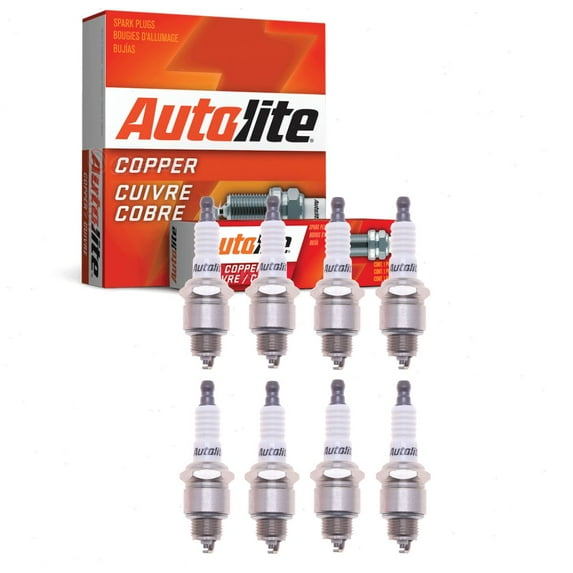 8 pc Autolite 437 Copper Core Spark Plugs for 43LS 91 AL52 Ignition ...