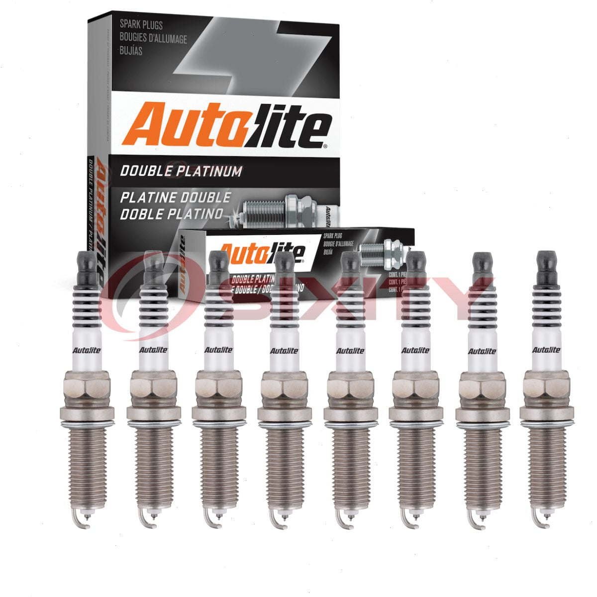 8 pc Autolite APP6203 Double Platinum Spark Plugs for Ignition Wire ...