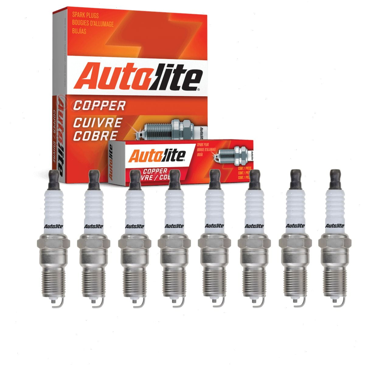 8 pc Autolite Copper Core Spark Plugs compatible with Chevrolet Tahoe 4 ...