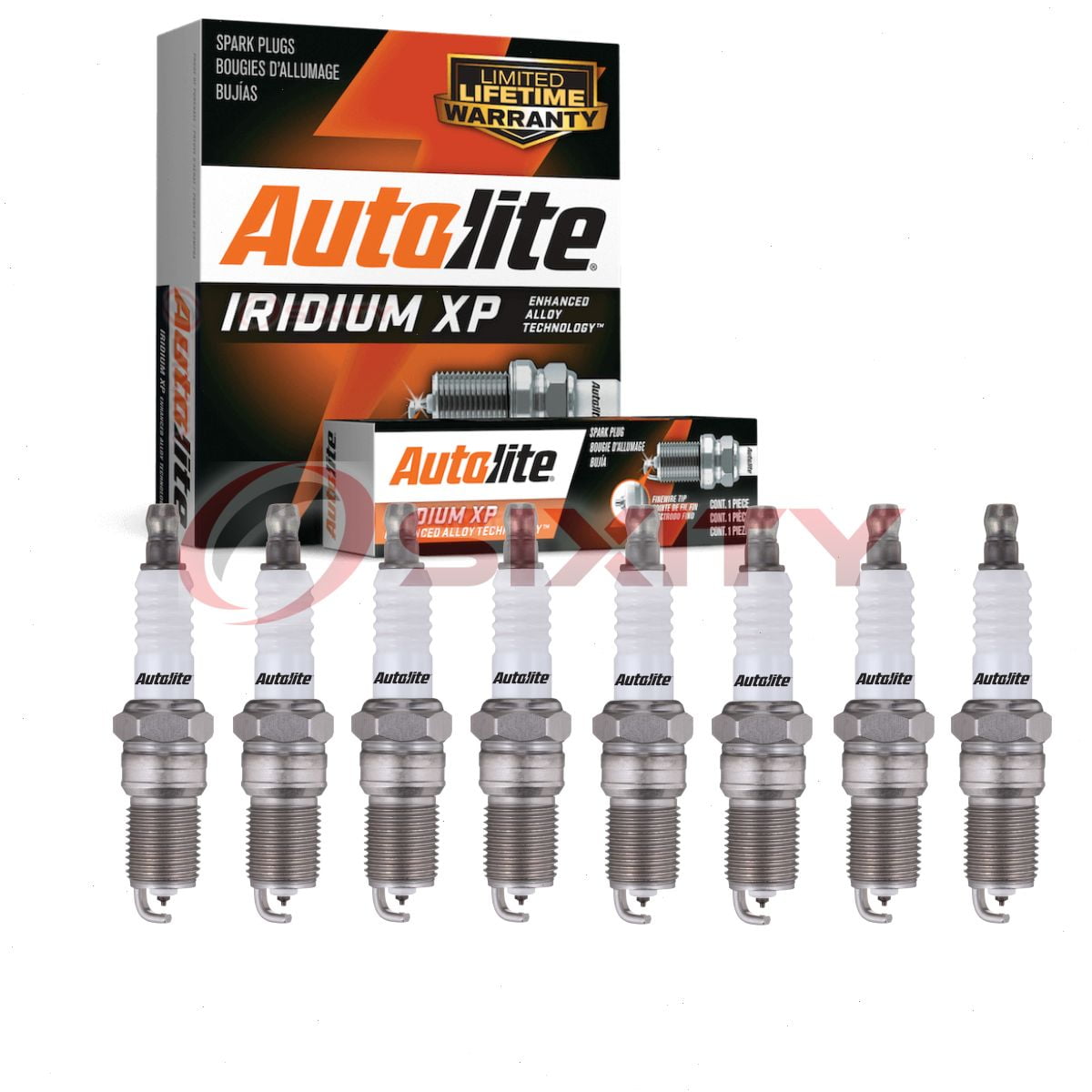 8 pc Autolite Iridium XP XP105 Spark Plugs for Ignition Wire Secondary ...