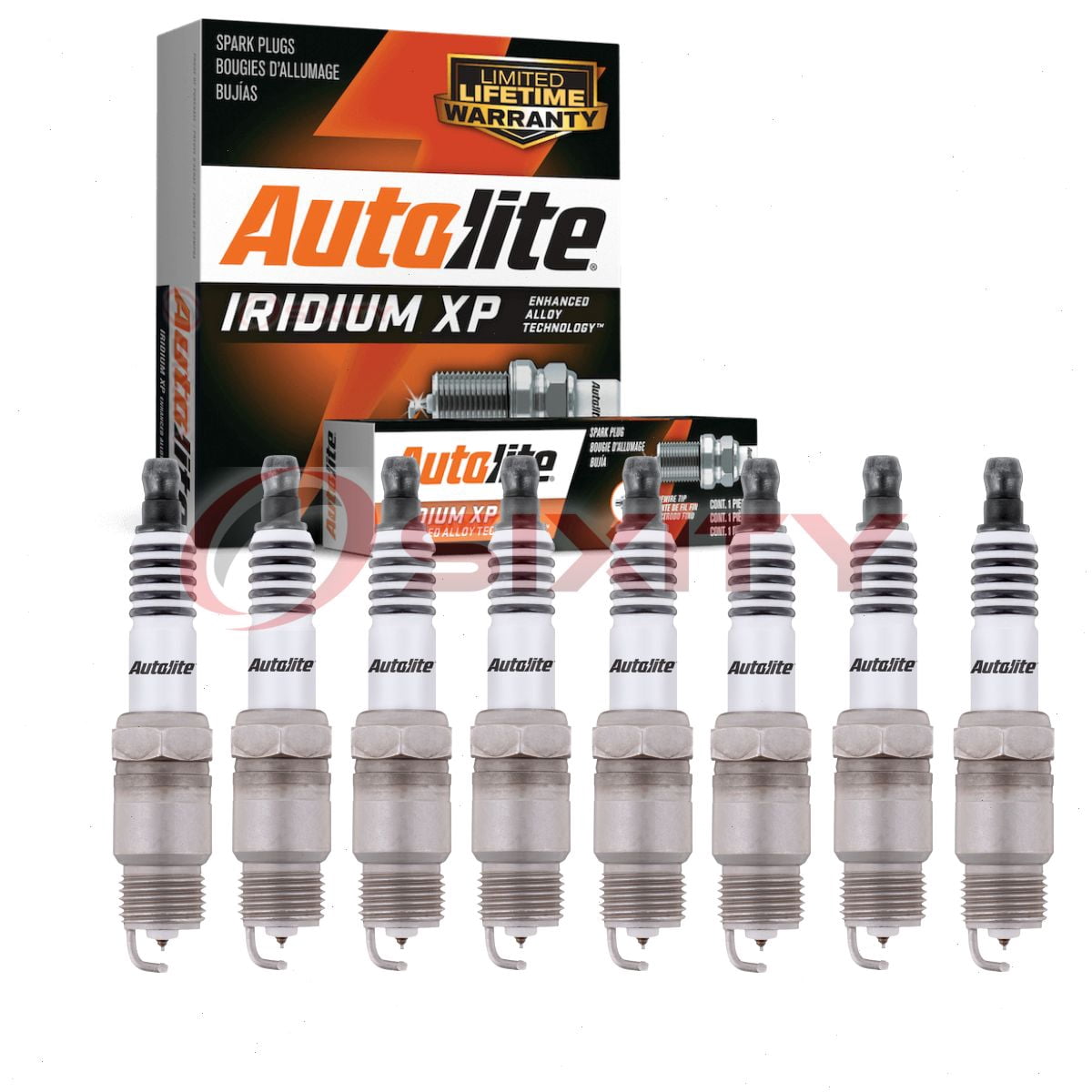 8 pc Autolite Iridium XP XP25 Spark Plugs for Ignition Wire Secondary ...
