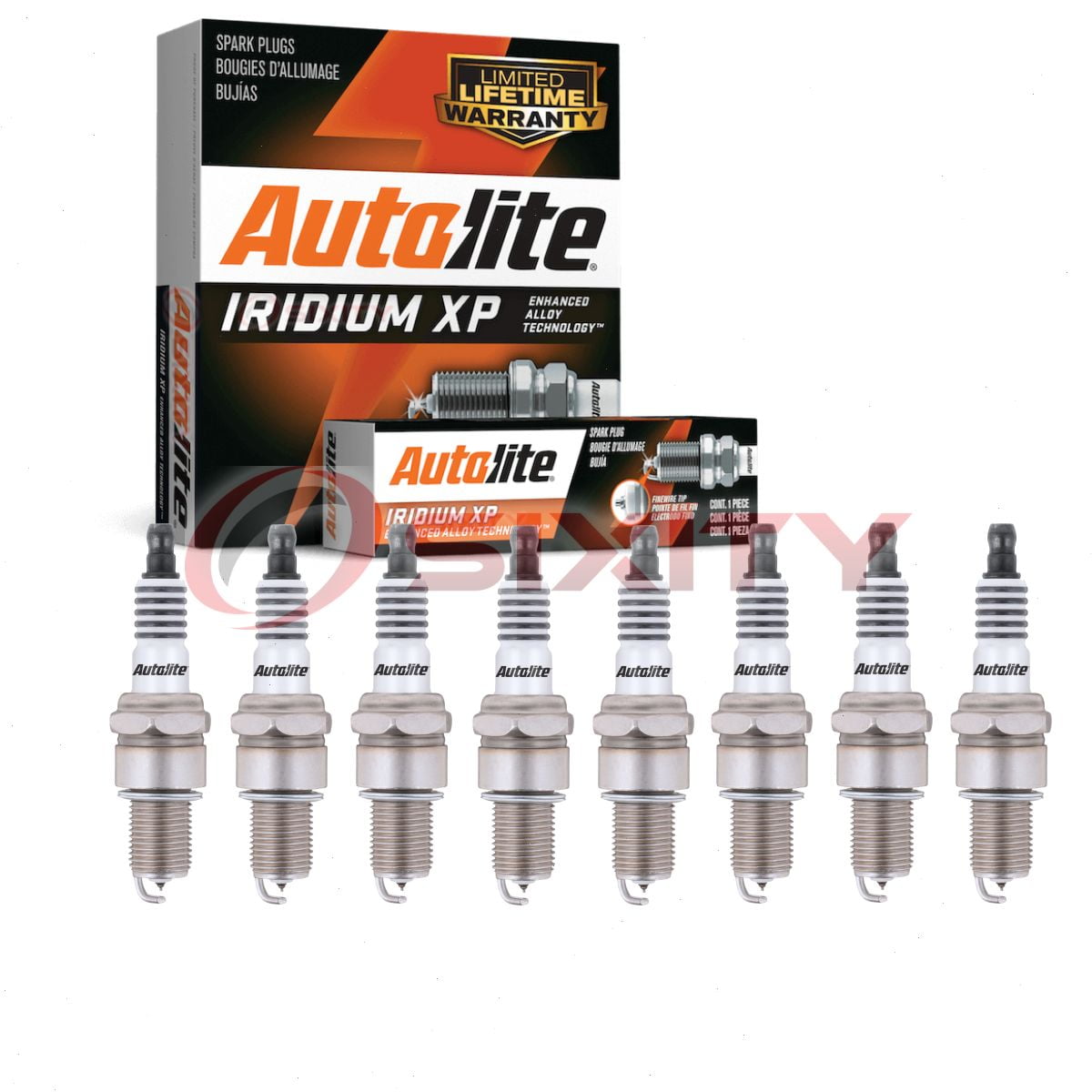 8 pc Autolite Iridium XP XP64 Spark Plugs for Ignition Wire Secondary ...