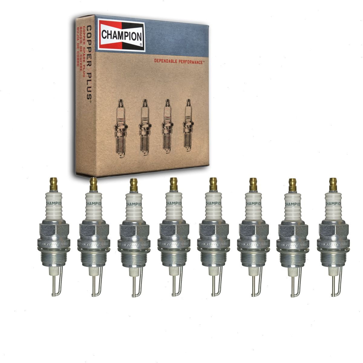 8 pc Champion 589 Industrial Spark Plugs for 17E 17EX 18 912 TT15 W89D ...