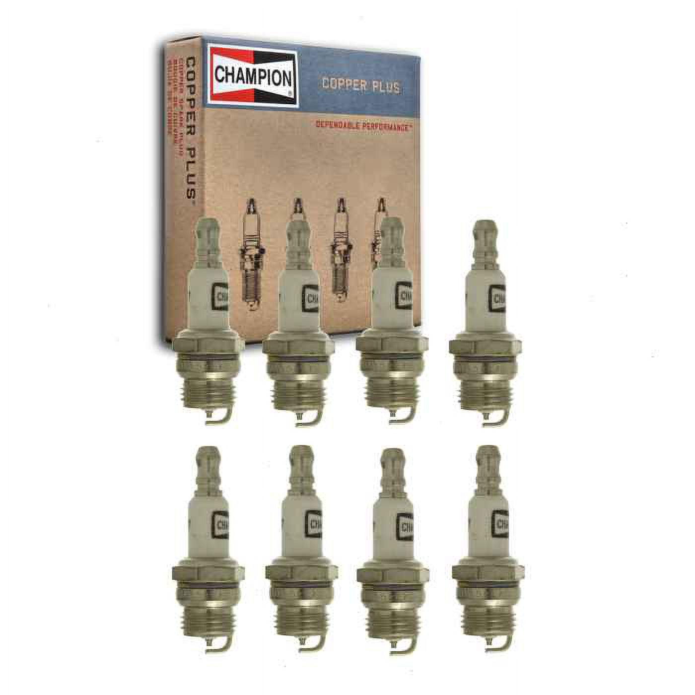 8 pc Champion 860 Copper Plus Spark Plugs for RDJ7J Ignition Wire ...