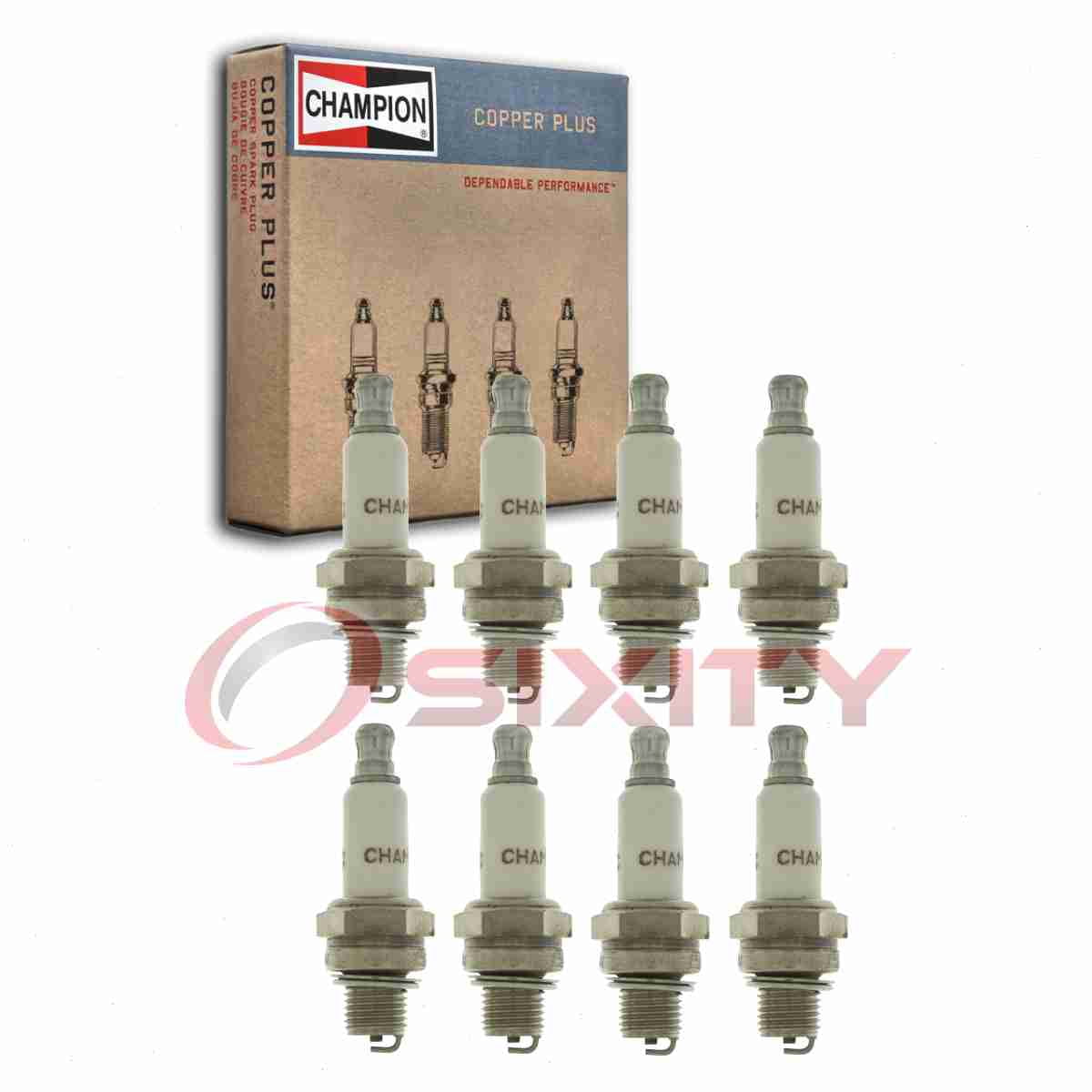 8 pc Champion 978 Copper Plus Spark Plugs for CMR6A CMR7A RY4C Ignition ...