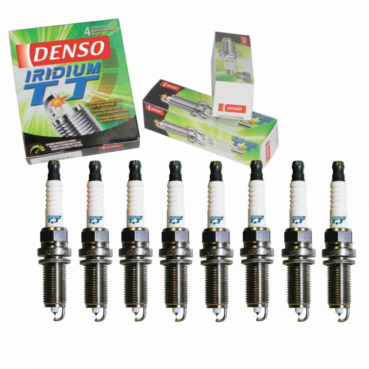 8 pc DENSO 4712 Iridium TT Spark Plugs for 004 159 39 03 12290-5A2-A01 ...