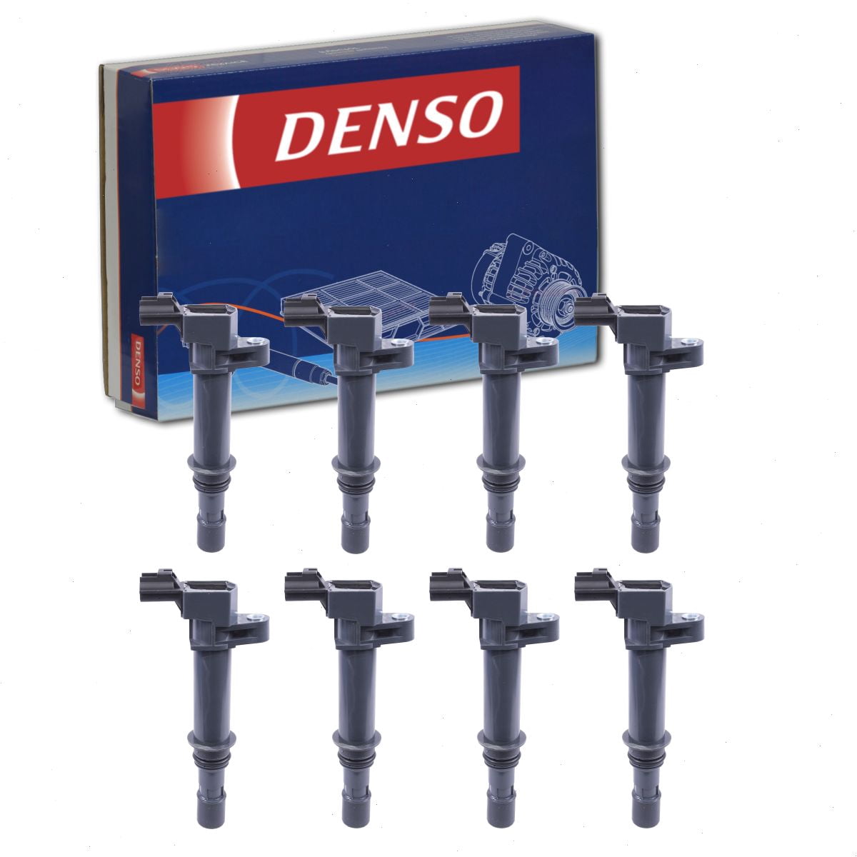8 pc DENSO Direct Ignition Coils compatible with Dodge Ram 1500 4.7L V8 ...