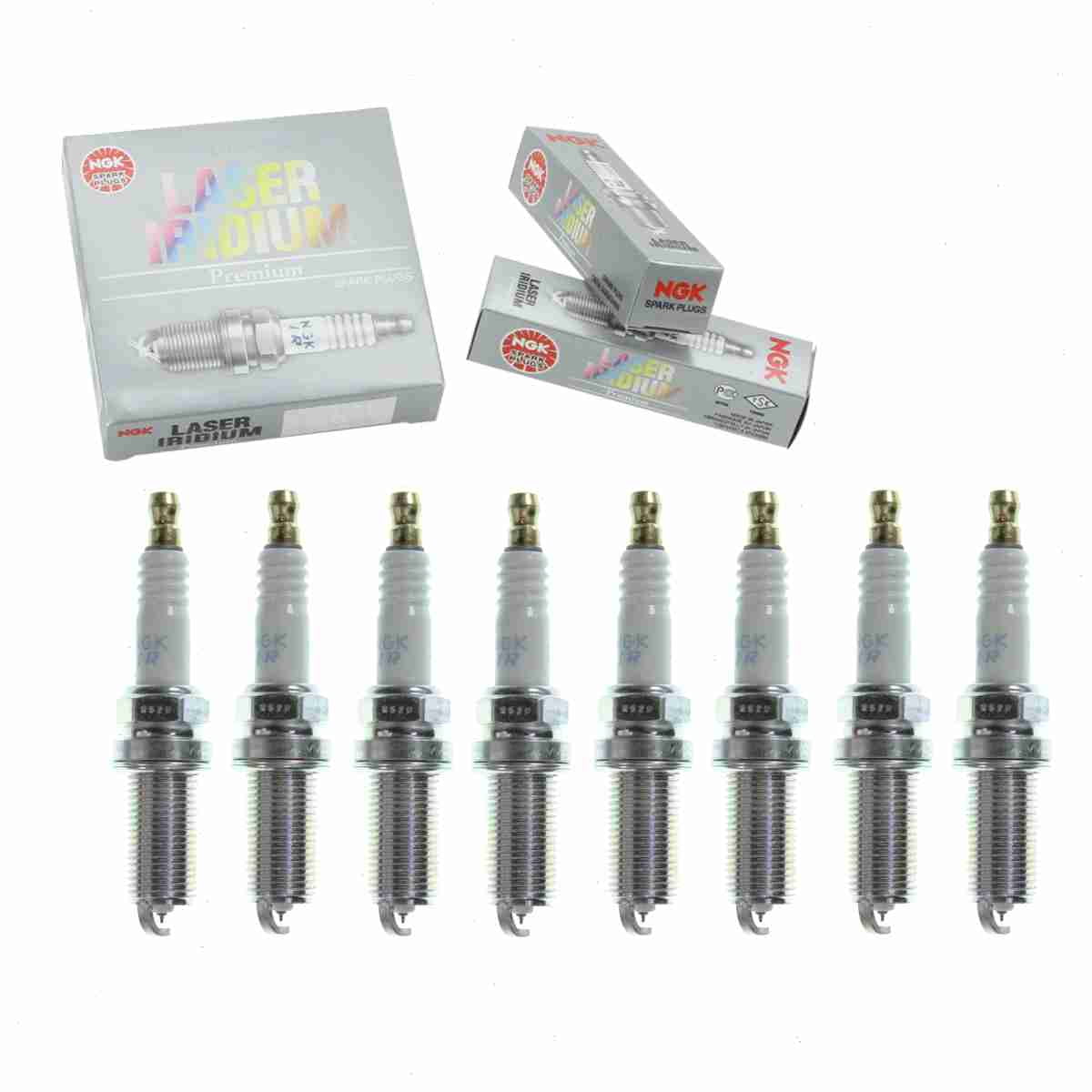 8 pc NGK 3588 Laser Iridium Spark Plugs for 4506 4704 A 004 159 13 03 ...