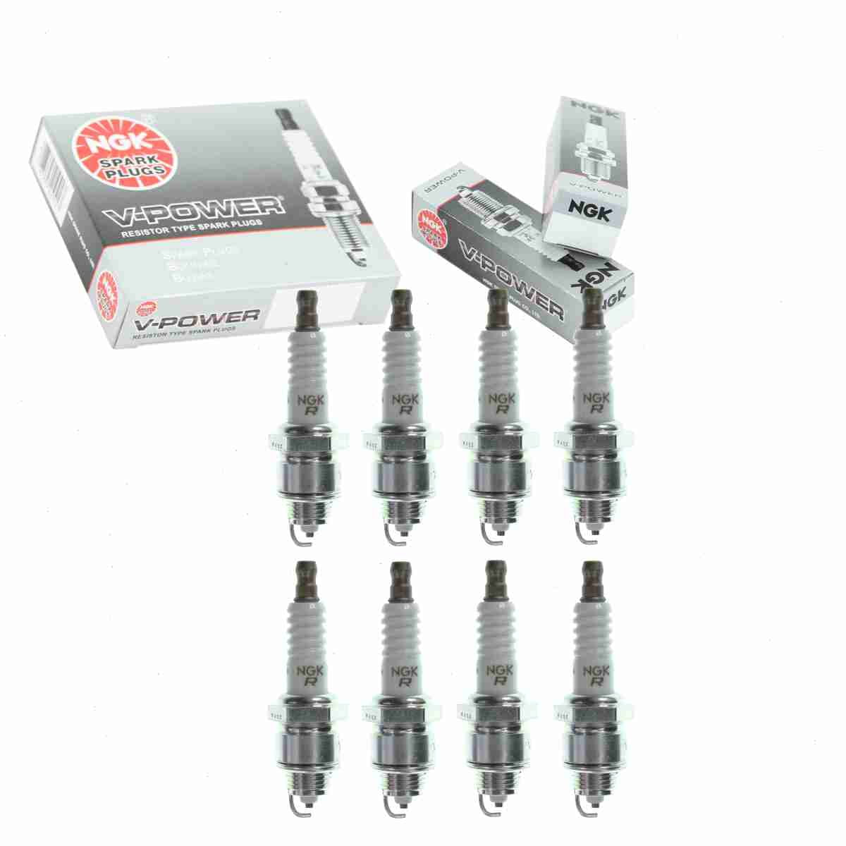 8 pc NGK 4536 V-Power Spark Plugs for 1765191 1835876T 1835922T 2R46SX ...