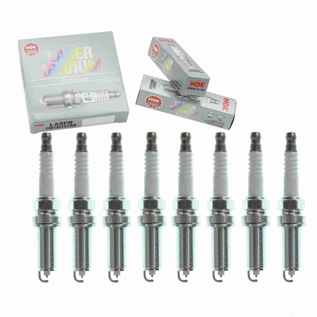 8 pc NGK 4912 Laser Iridium Spark Plugs for 3444 3499 41-112 9035 9410 ...